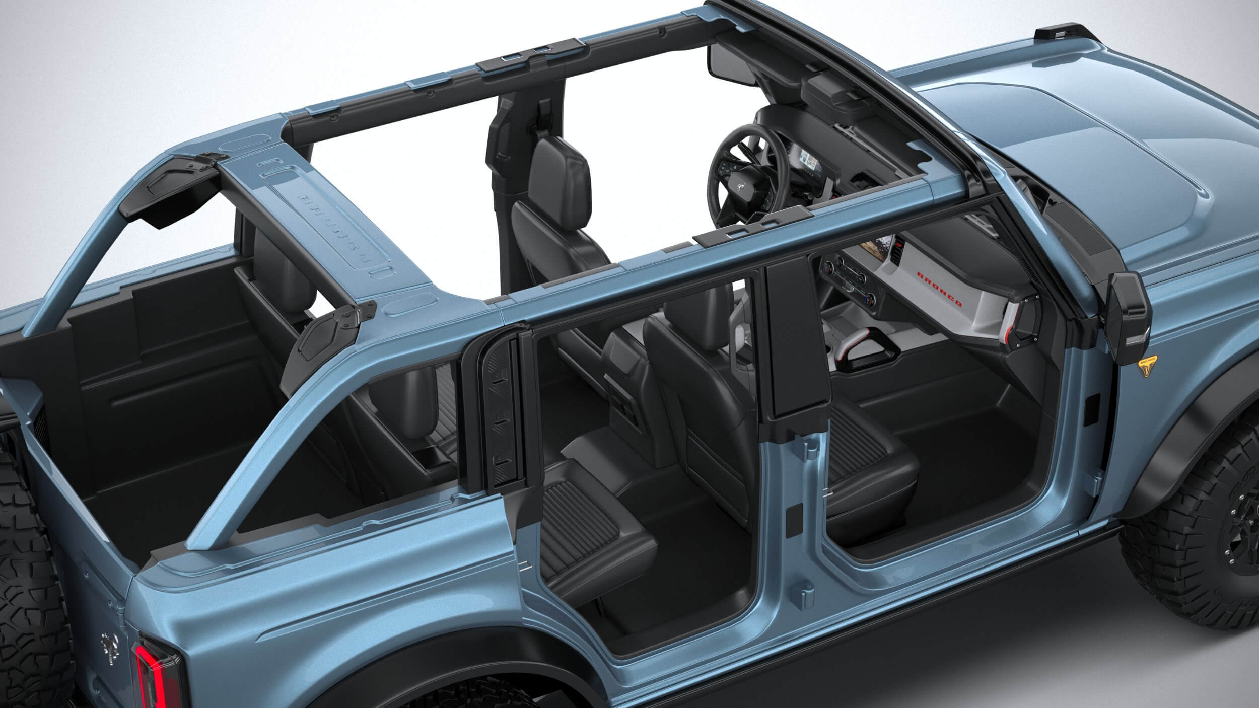 Ford Bronco Badlands 4-Door 2021 3D Model by SQUIR