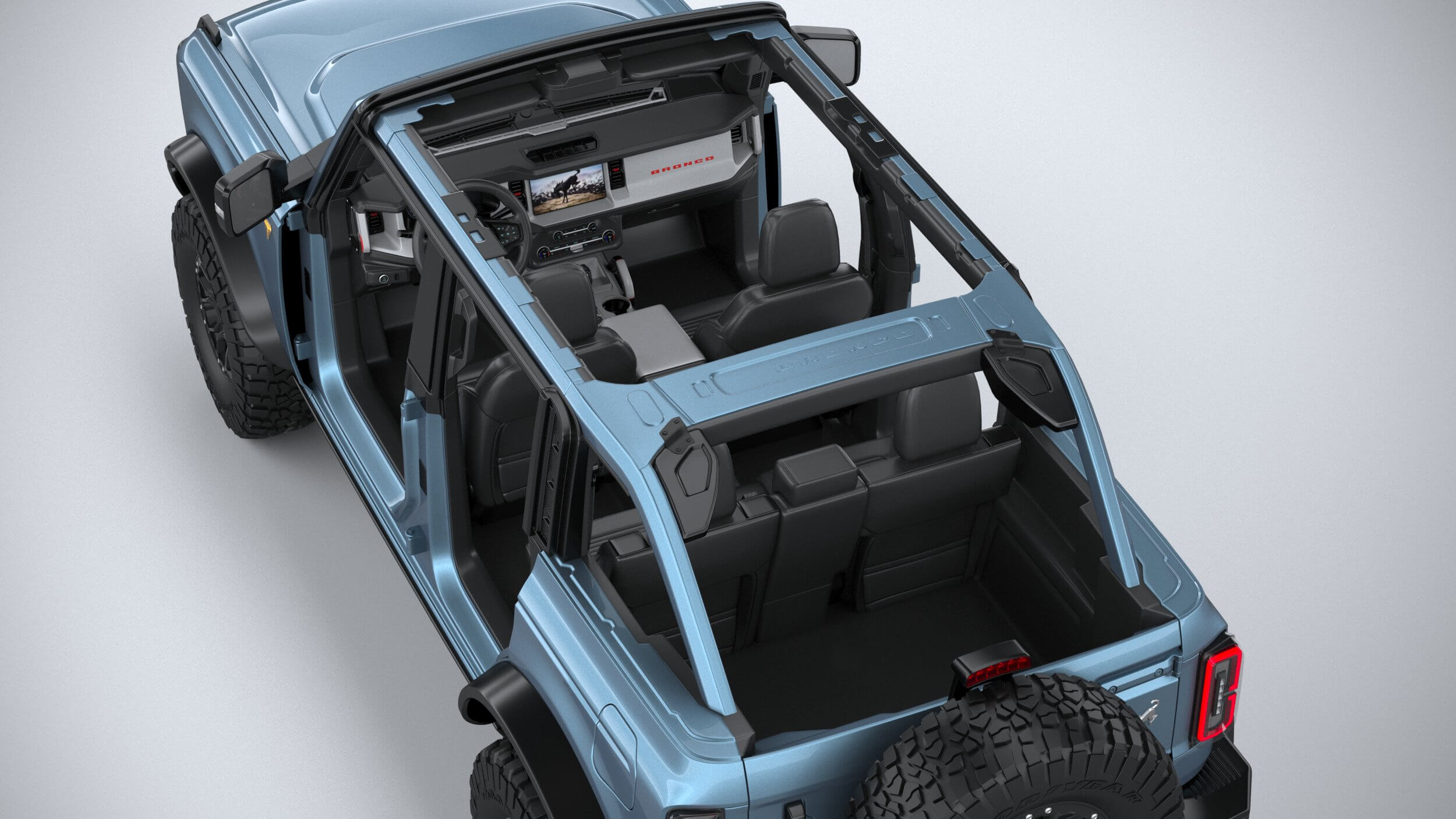 Ford Bronco Badlands 4-Door 2021 3D Model by SQUIR