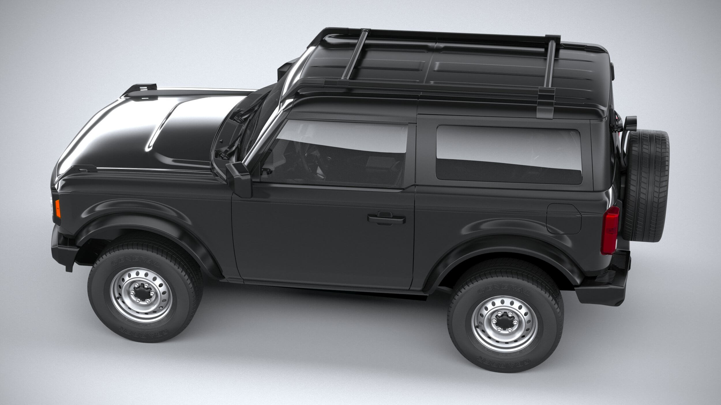 Ford Bronco Base 2-Door 2021 3D Model by SQUIR