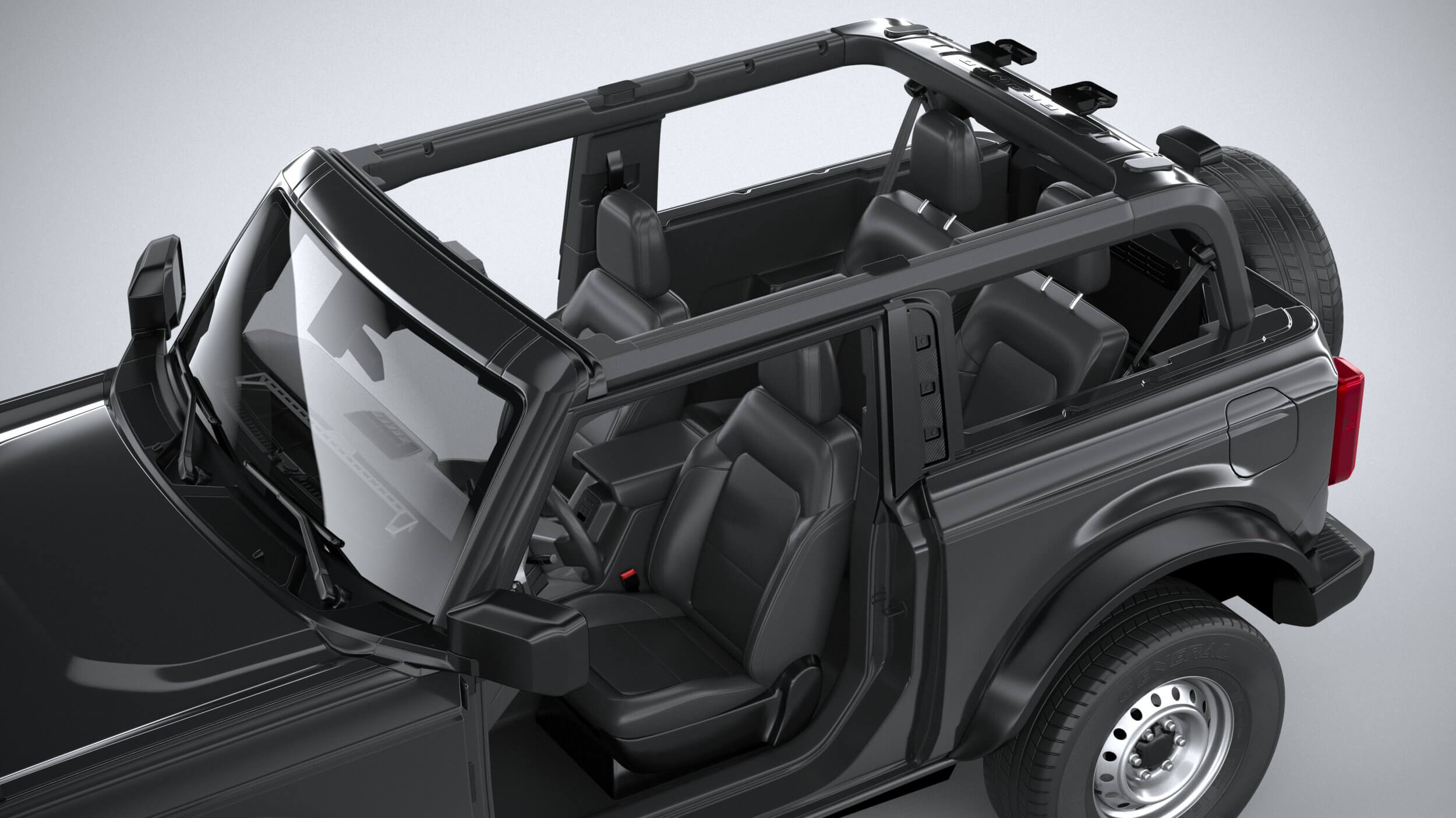 Ford Bronco Base 2-Door 2021 3D Model by SQUIR