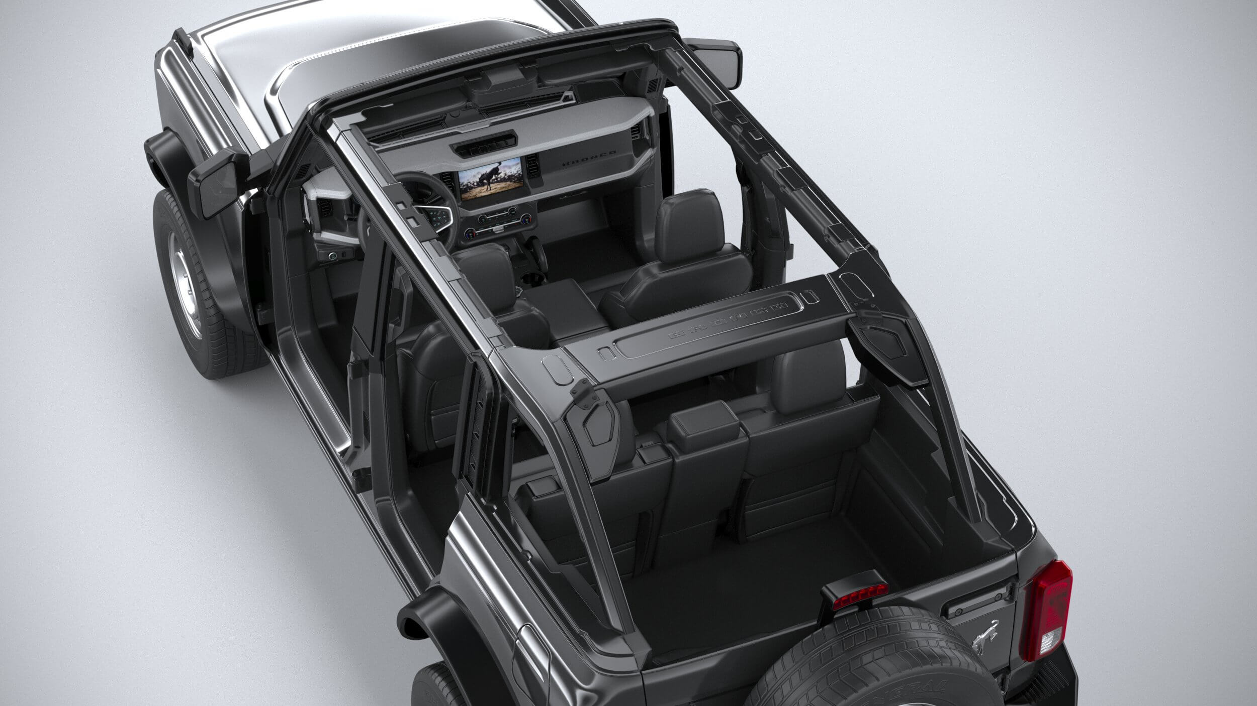 Ford Bronco Base 4-Door 2021 3D Model by SQUIR