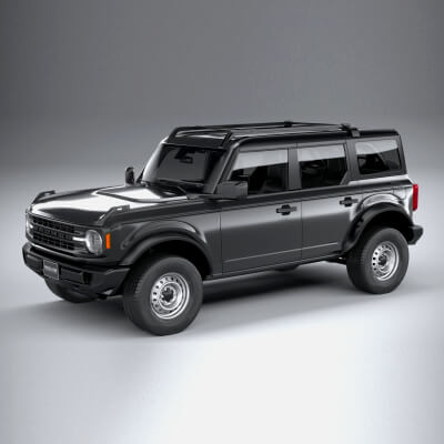 Ford Bronco Base 4-Door 2021 3D Model by SQUIR