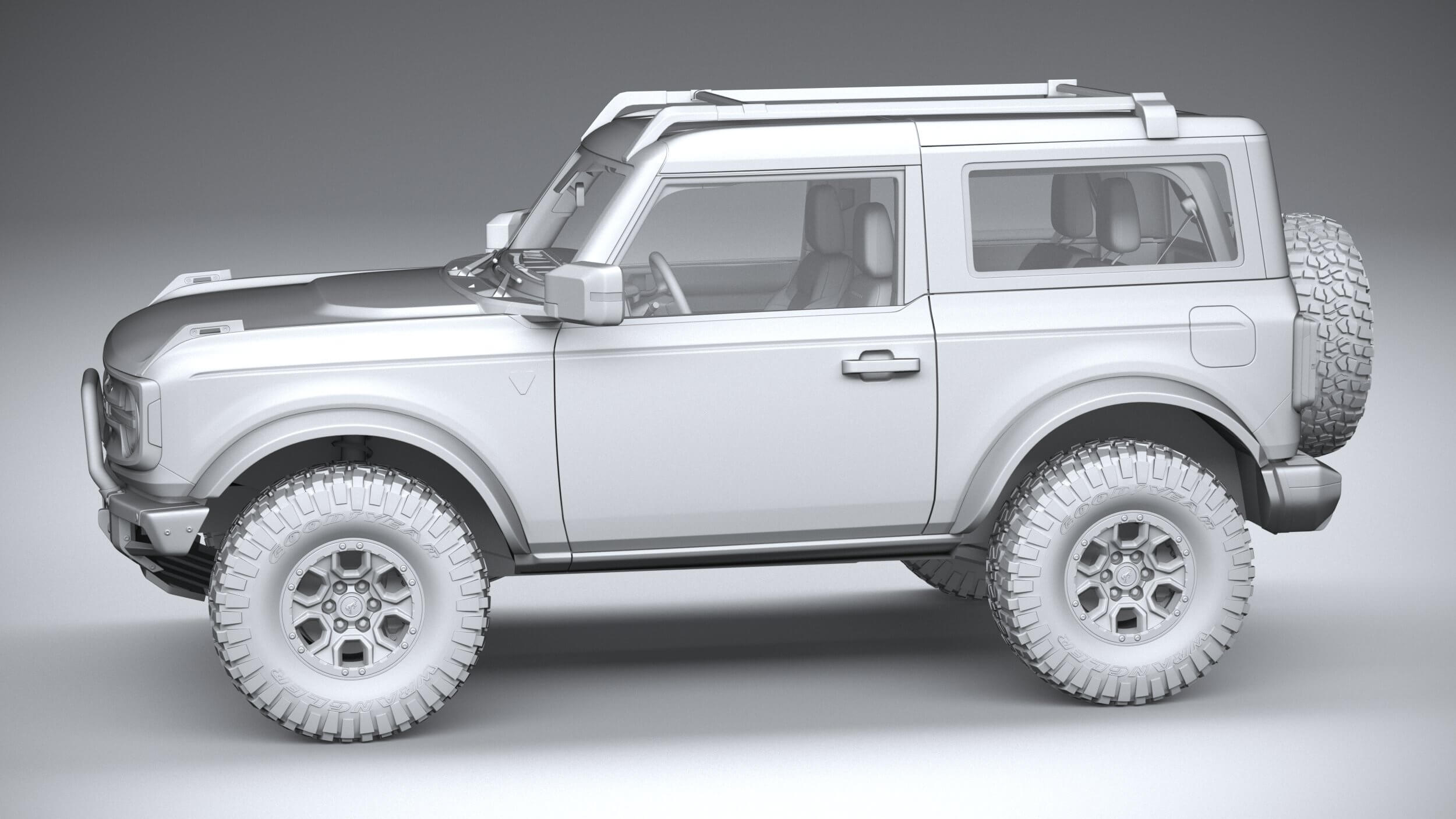 Ford Bronco First Edition 2-Door 2021 3D Model by SQUIR