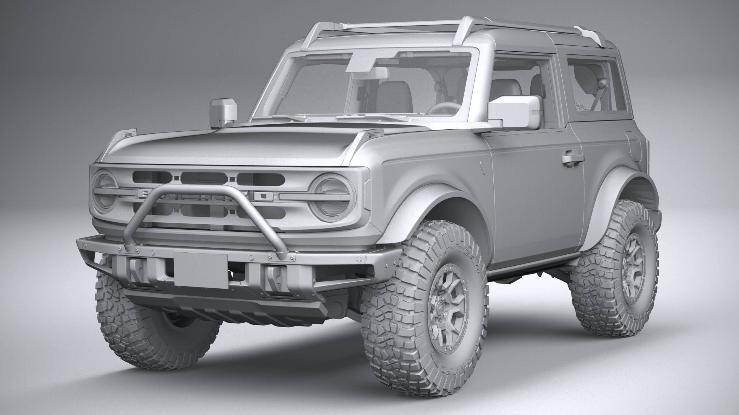 Ford Bronco First Edition 2door 2021 - 3D Model by SQUIR
