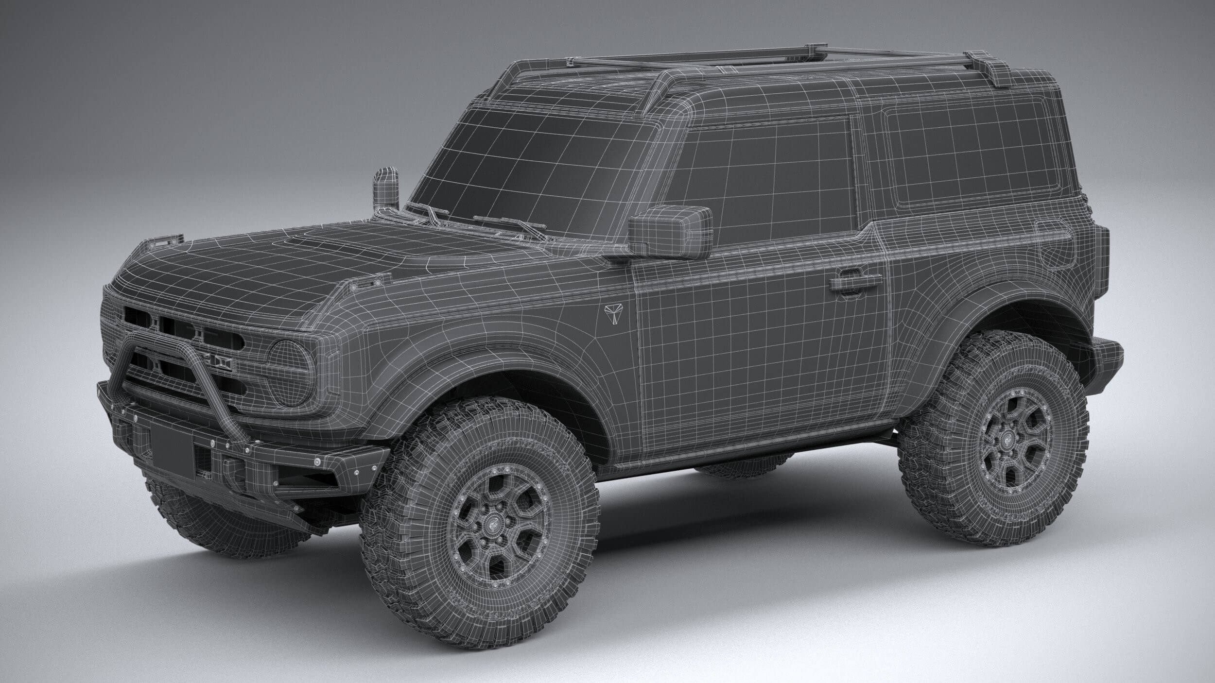 Ford Bronco First Edition 2door 2021 - 3D Model by SQUIR