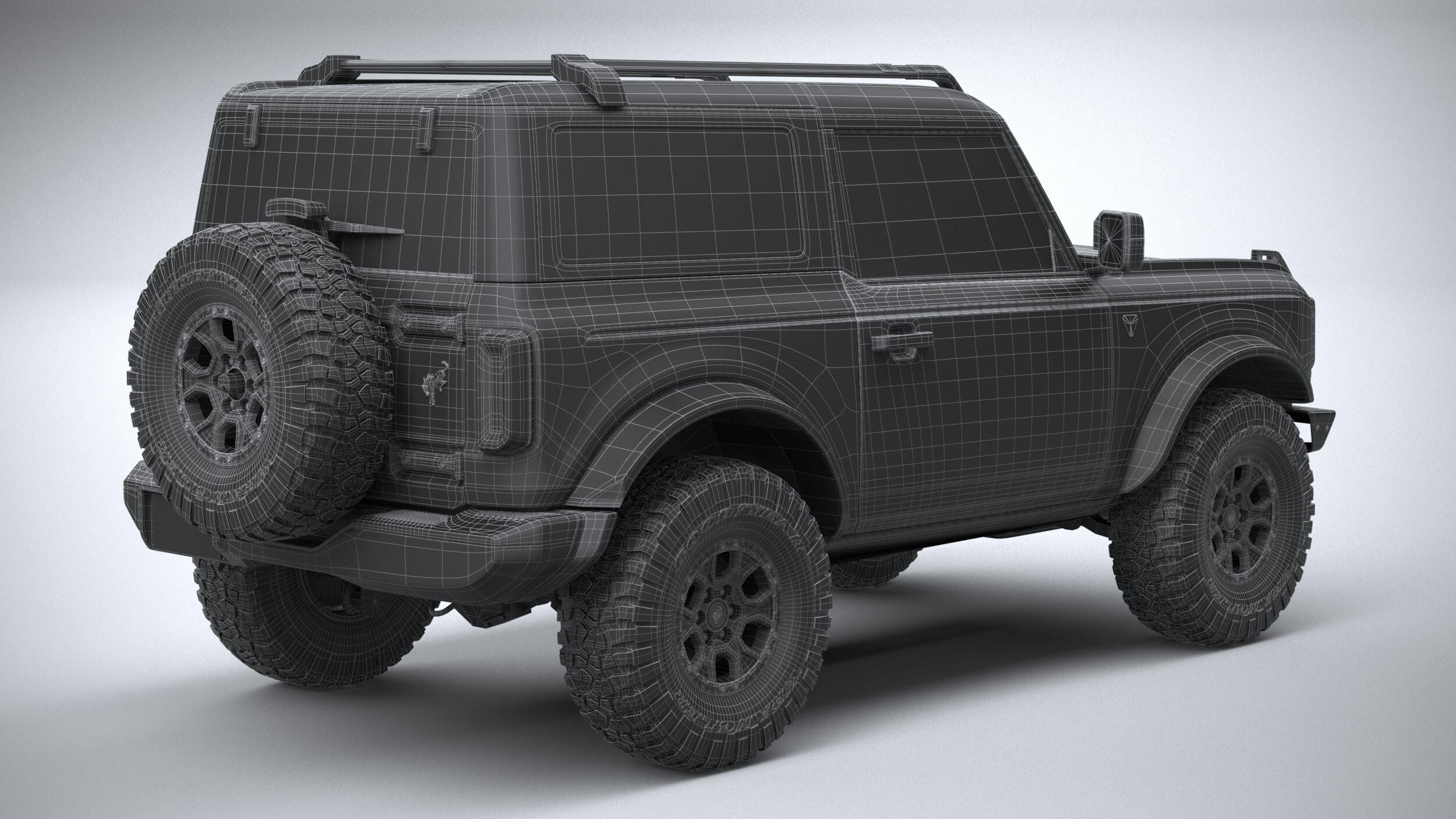 Ford Bronco First Edition 2door 2021 - 3D Model by SQUIR