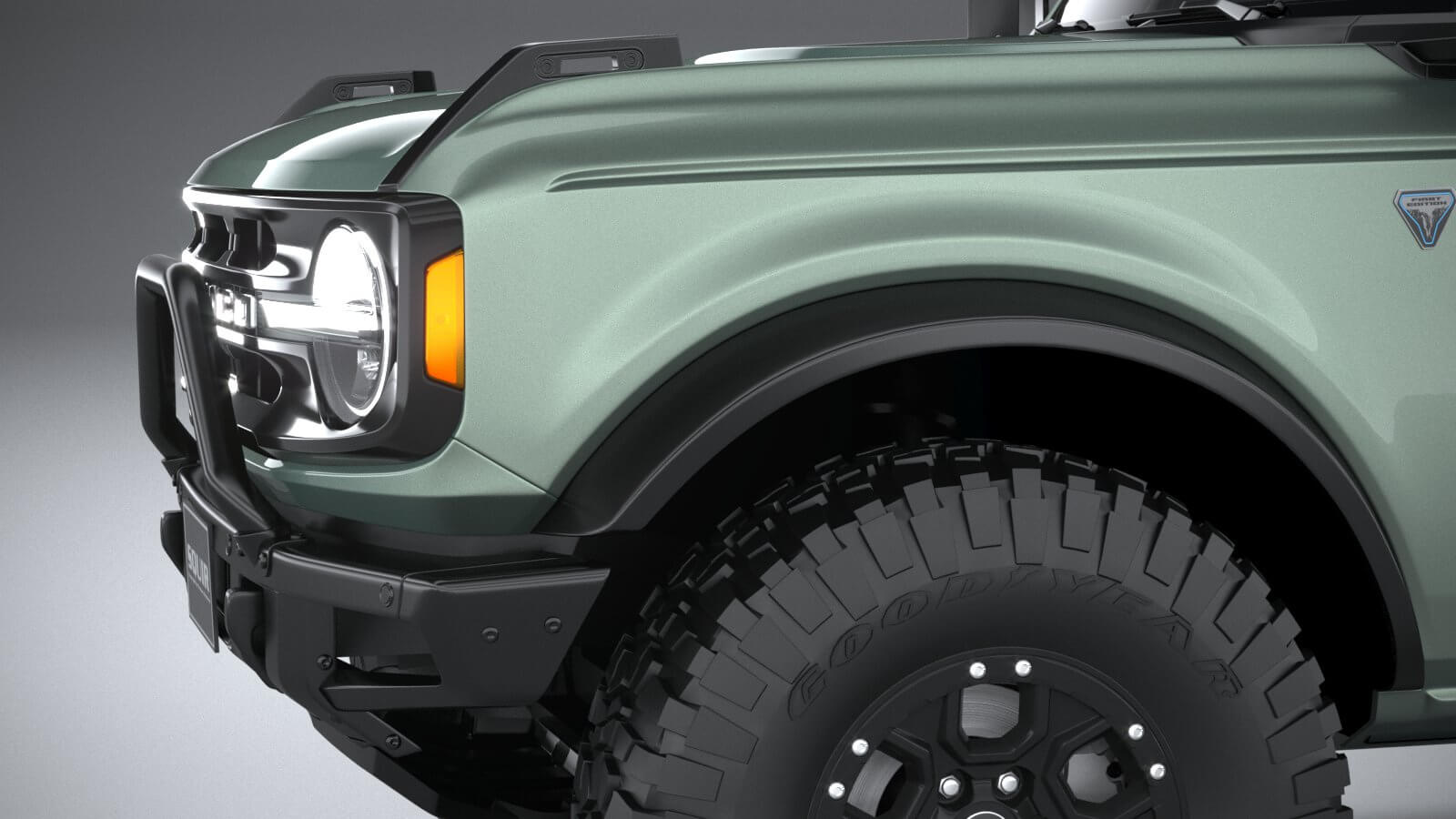 Ford Bronco First Edition 4-Door 2021 3D Model by SQUIR