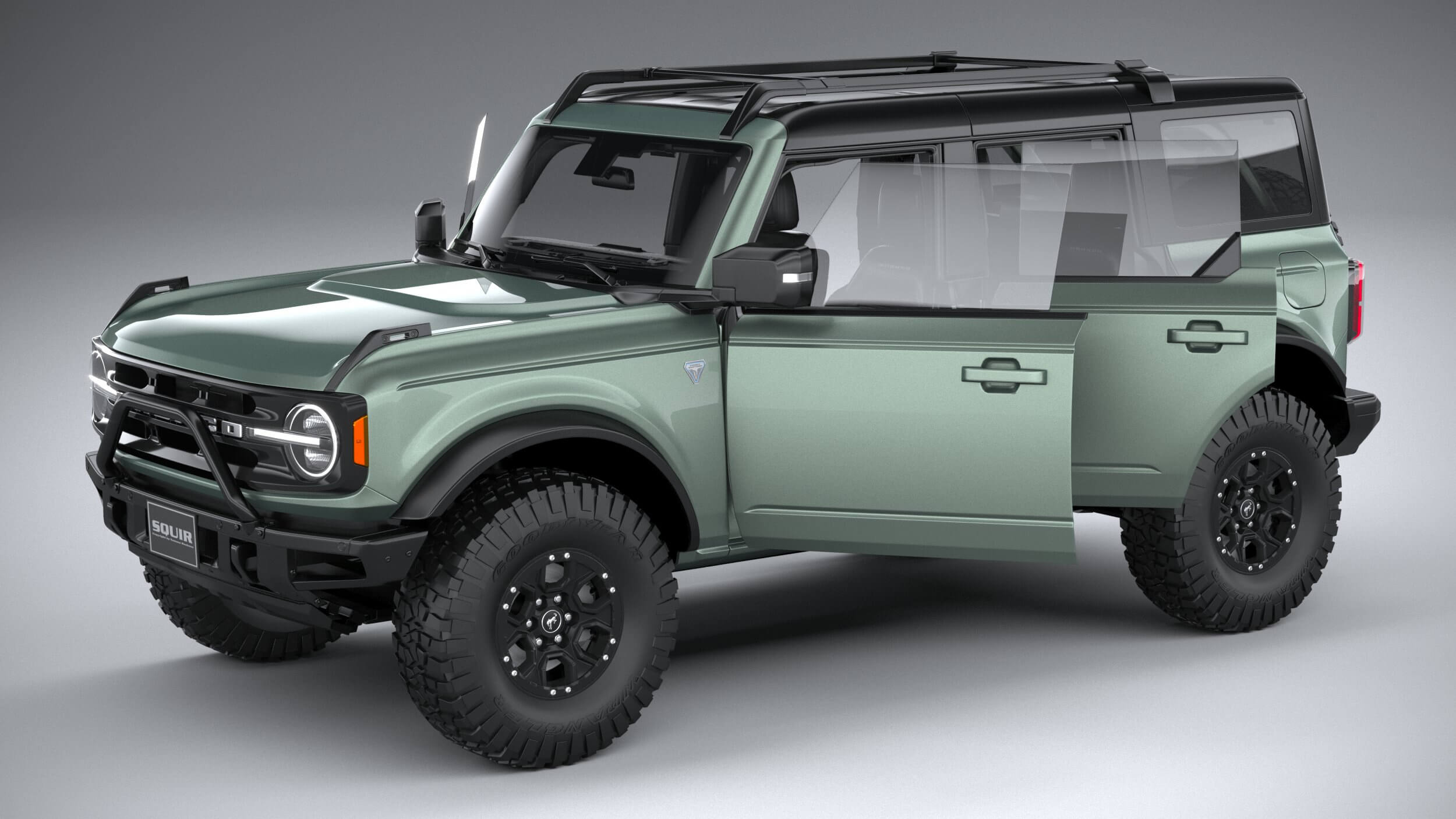 Ford Bronco First Edition 4-Door 2021 3D Model by SQUIR