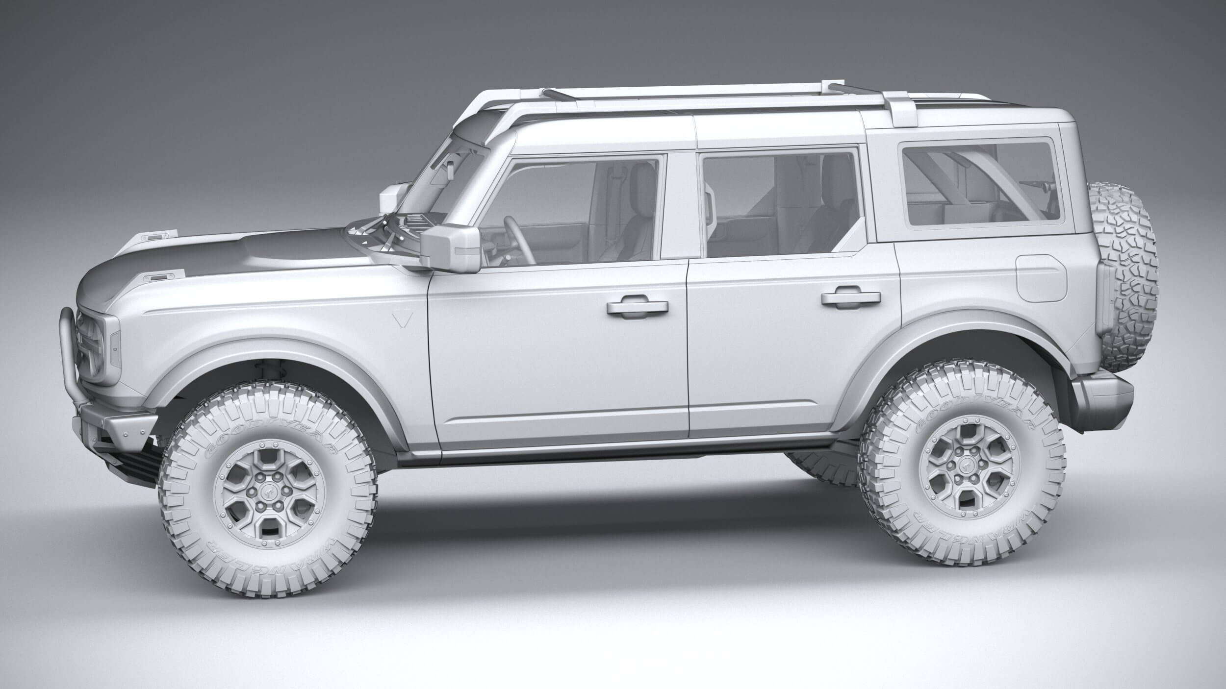 Ford Bronco First Edition 4-Door 2021 3D Model by SQUIR