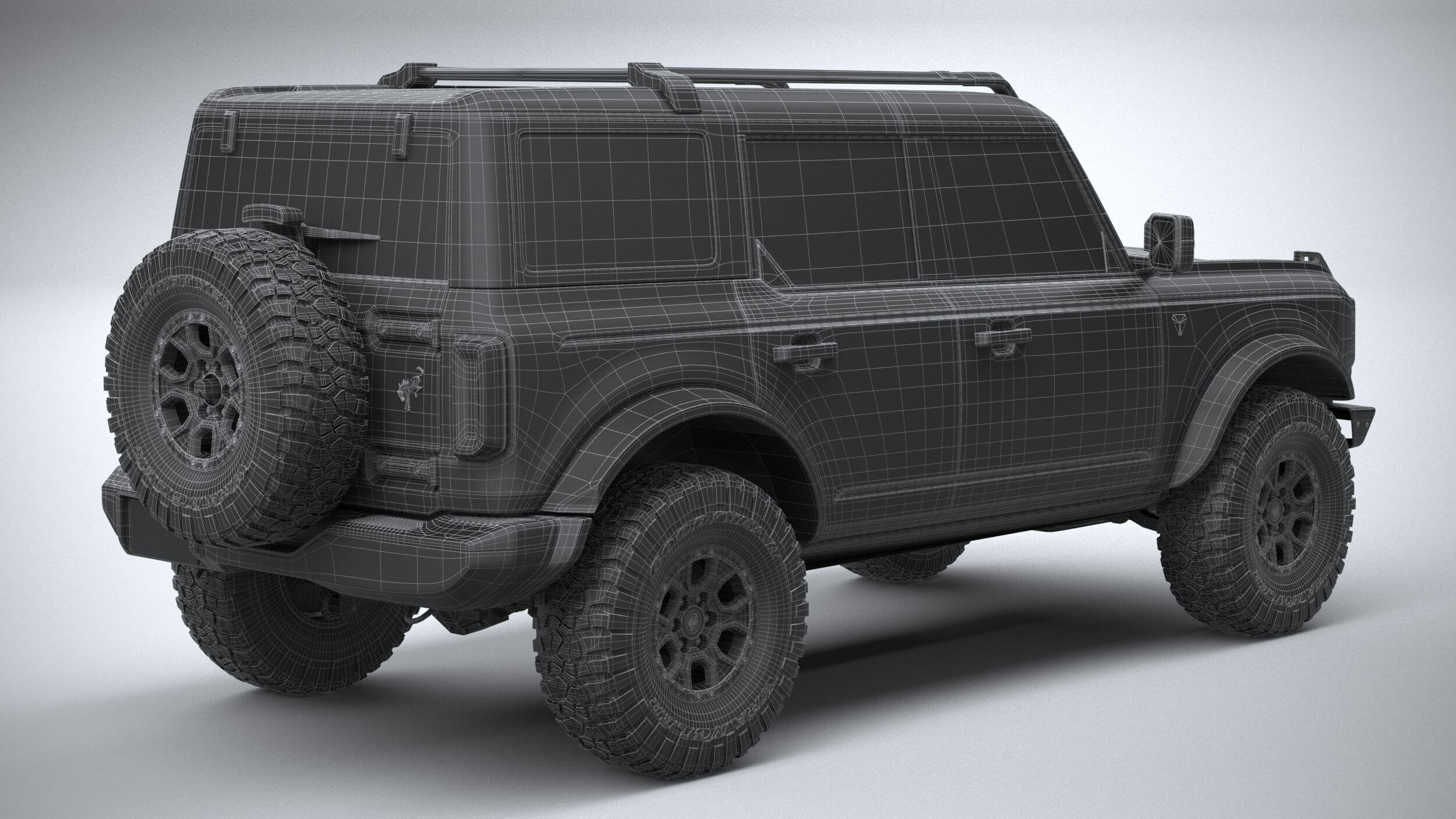 Ford Bronco First Edition 4-Door 2021 3D Model by SQUIR