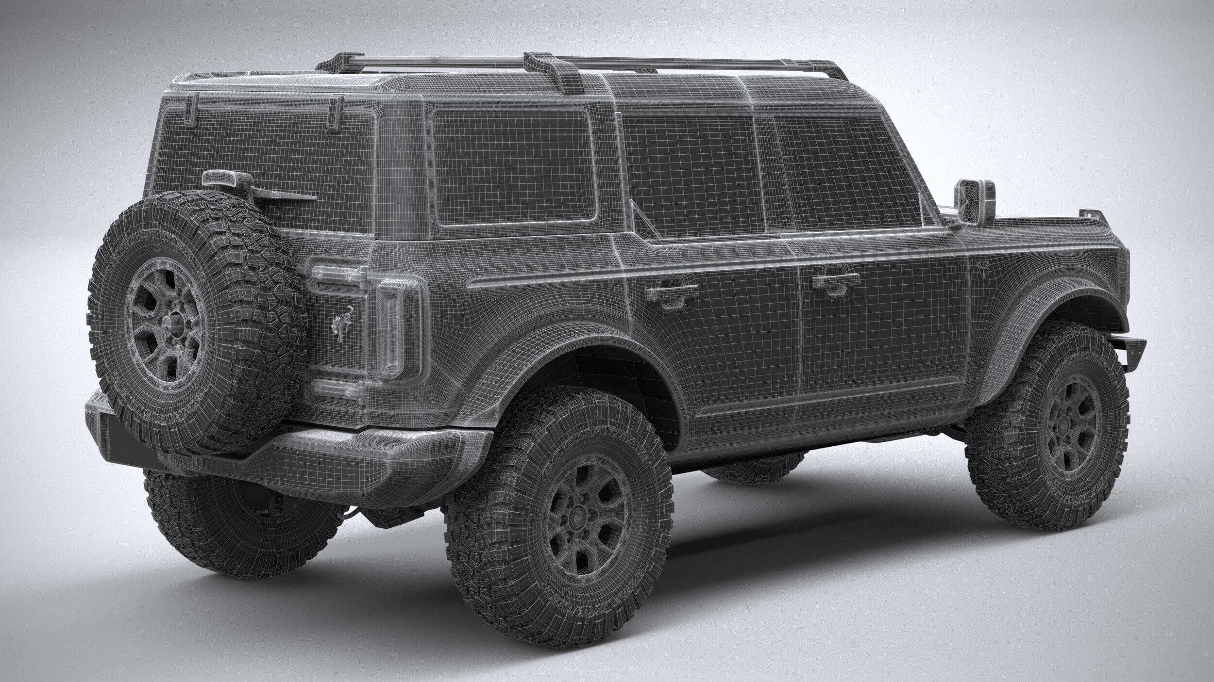 Ford Bronco First Edition 4door 2021 - 3D Model by SQUIR