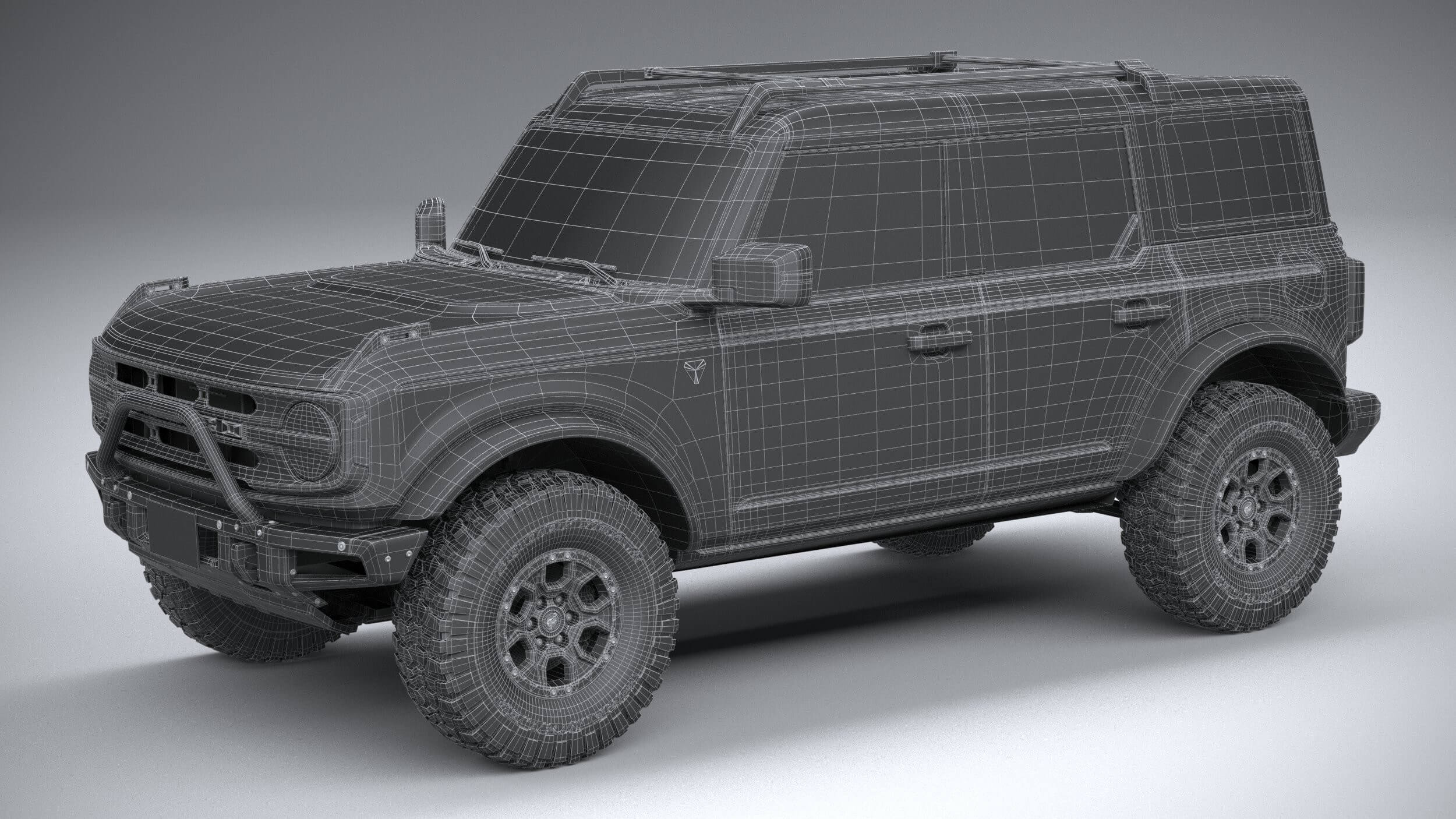 Ford Bronco First Edition 4door 2021 - 3D Model by SQUIR