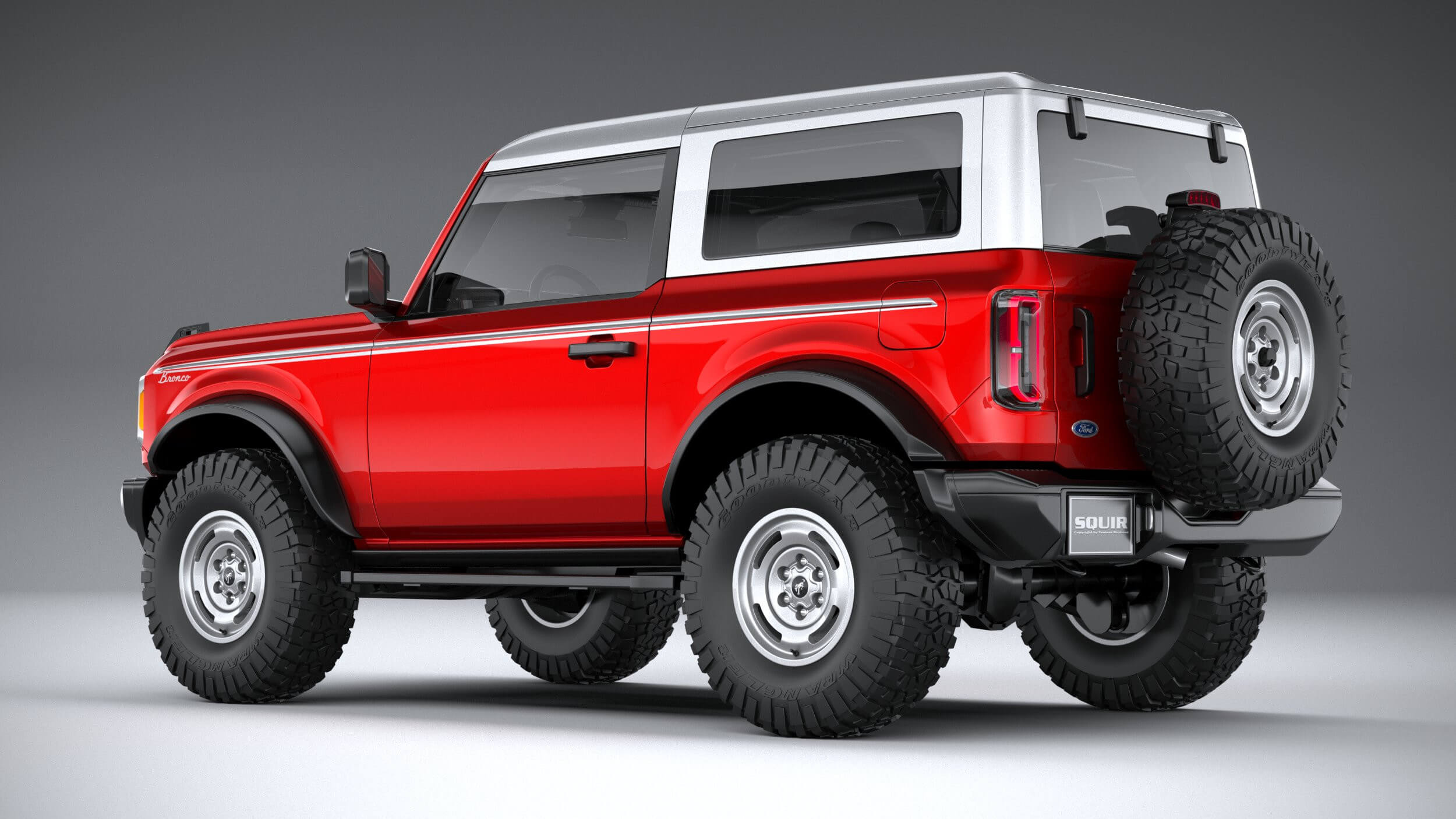Ford Bronco Heritage Edition 2 Door 2022 - 3D Model by SQUIR
