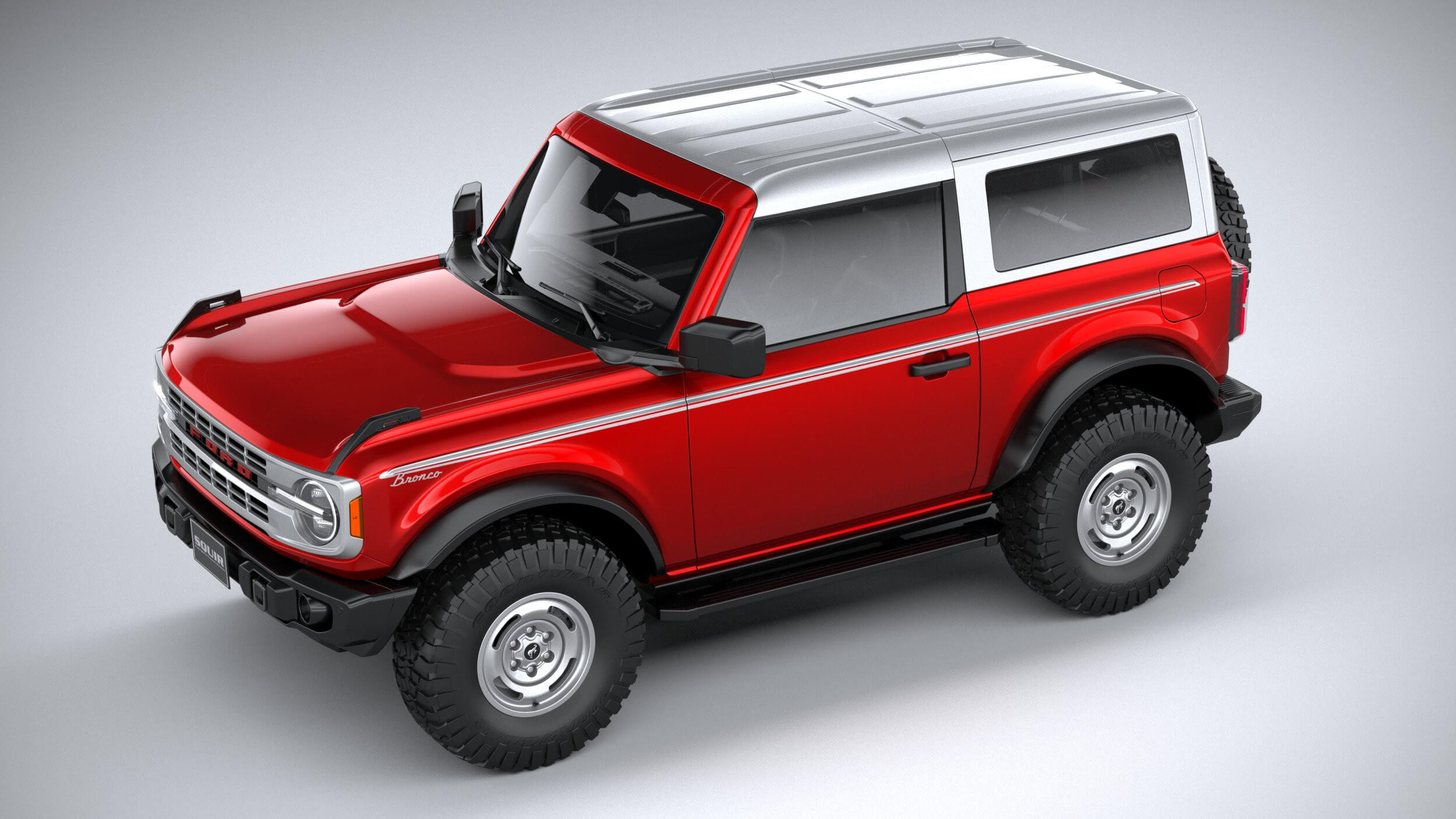 Ford Bronco Heritage Edition 2 Door 2022 - 3D Model by SQUIR