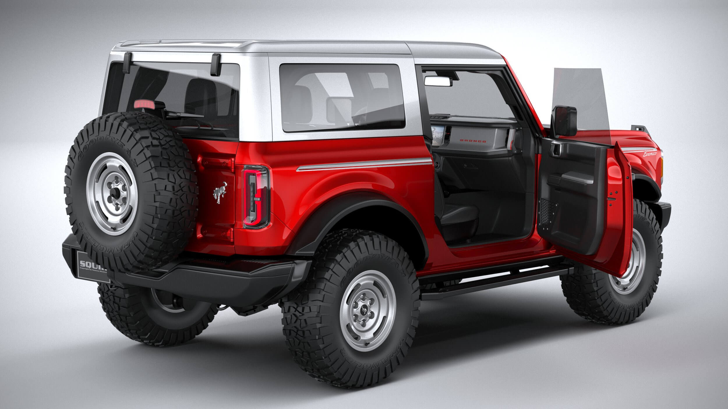 Ford Bronco Heritage Edition 2 Door 2022 - 3D Model by SQUIR