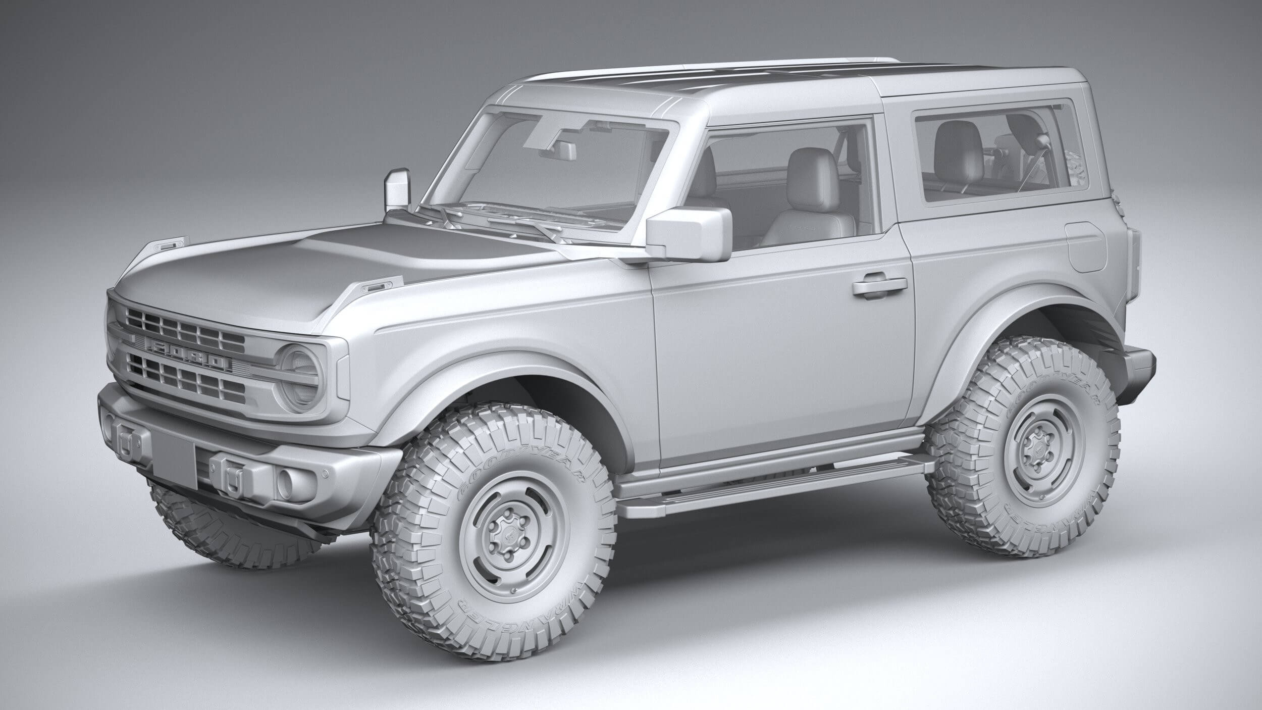 Ford Bronco Heritage Edition 2 Door 2022 - 3D Model by SQUIR