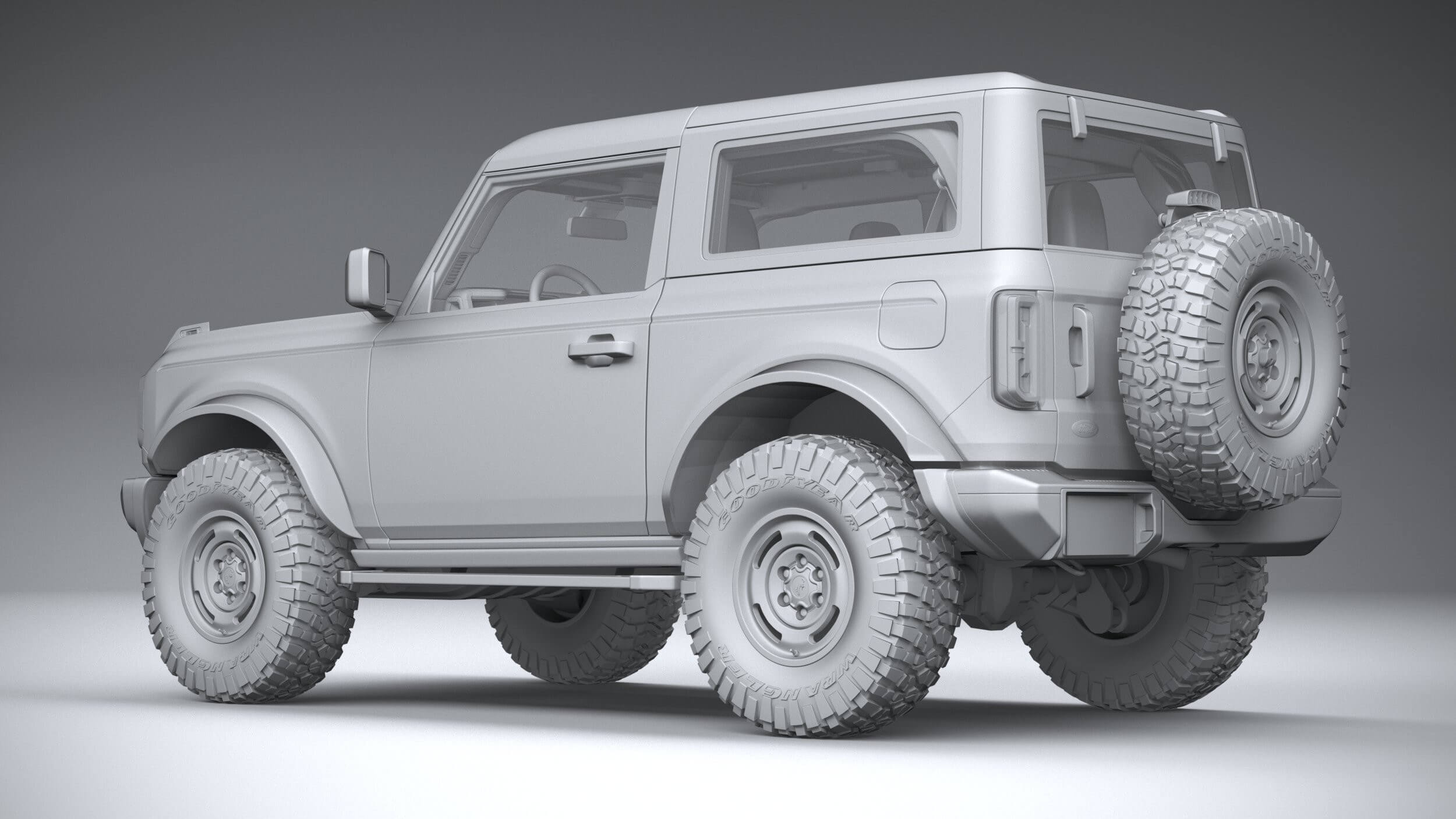 Ford Bronco Heritage Edition 2 Door 2022 - 3D Model by SQUIR