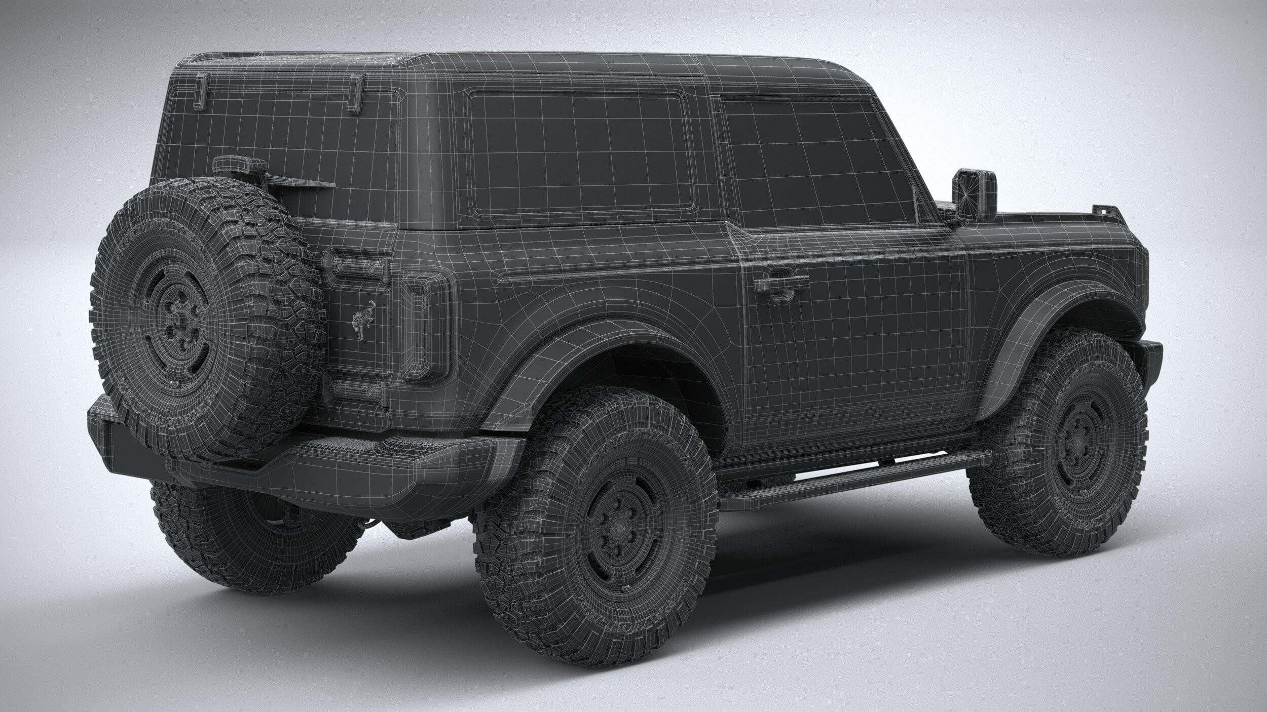 Ford Bronco Heritage Edition 2 Door 2022 - 3D Model by SQUIR