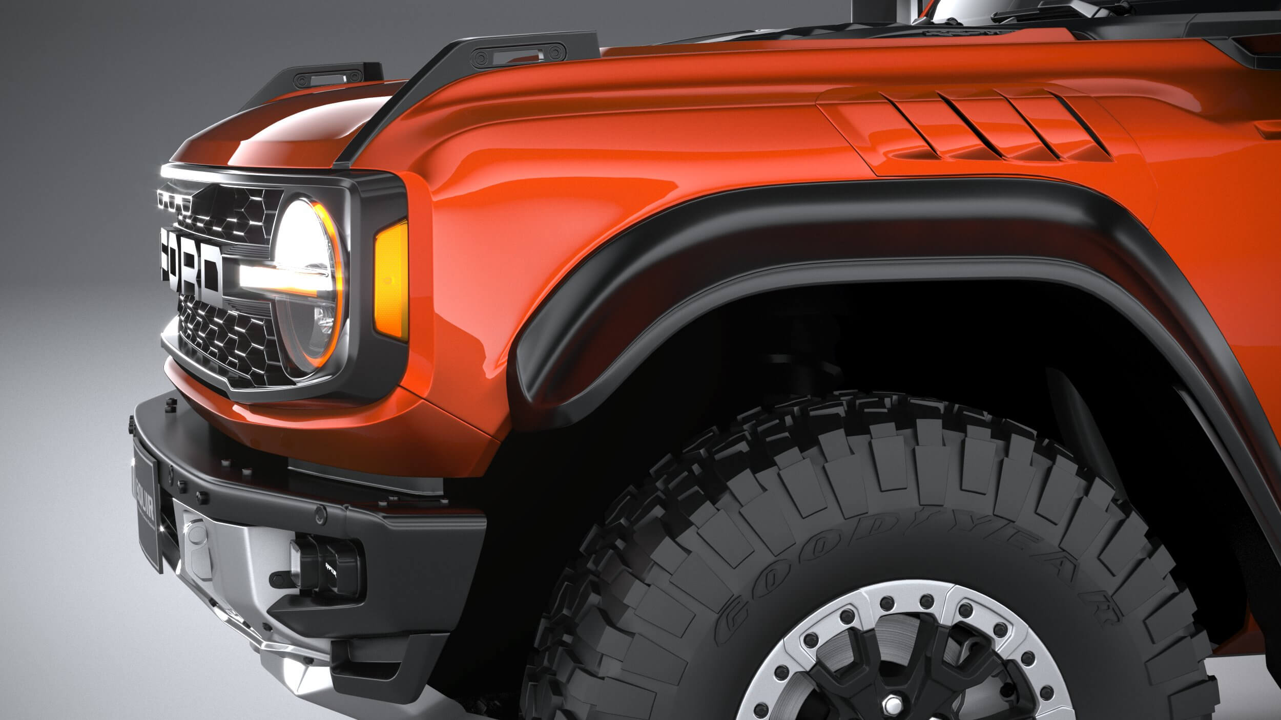 Ford Bronco Raptor 2-Door 2022 3D Model by SQUIR