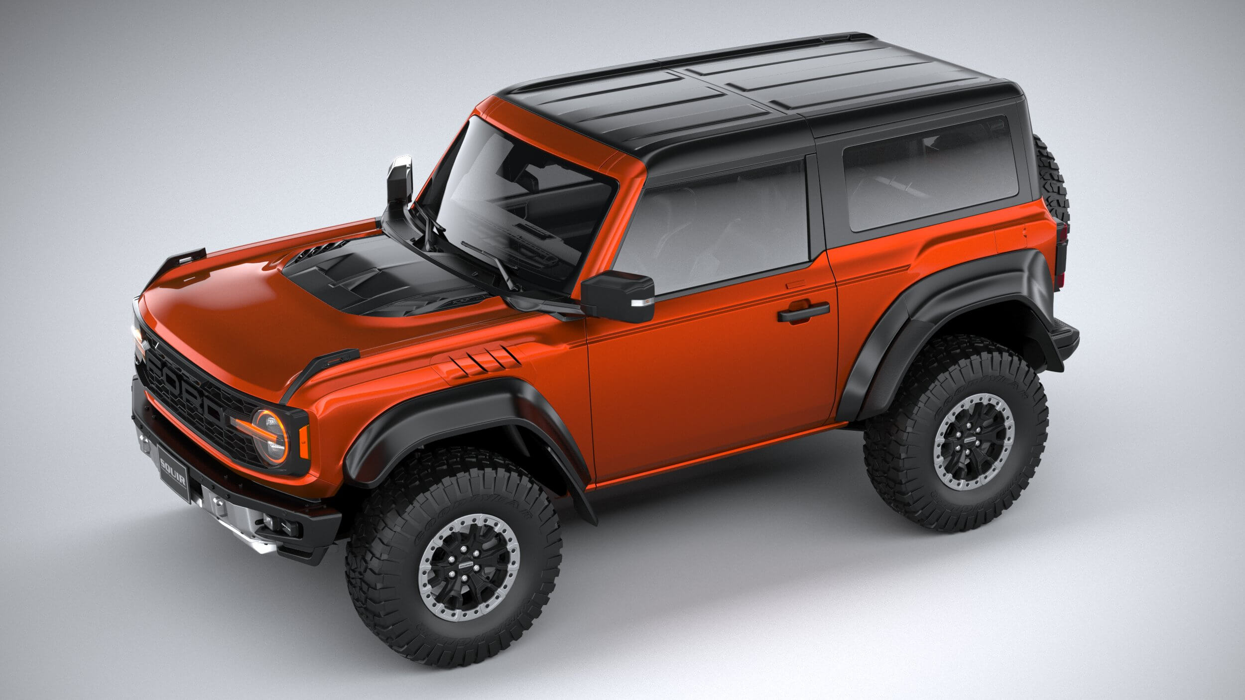 Ford Bronco Raptor 2-Door 2022 3D Model by SQUIR