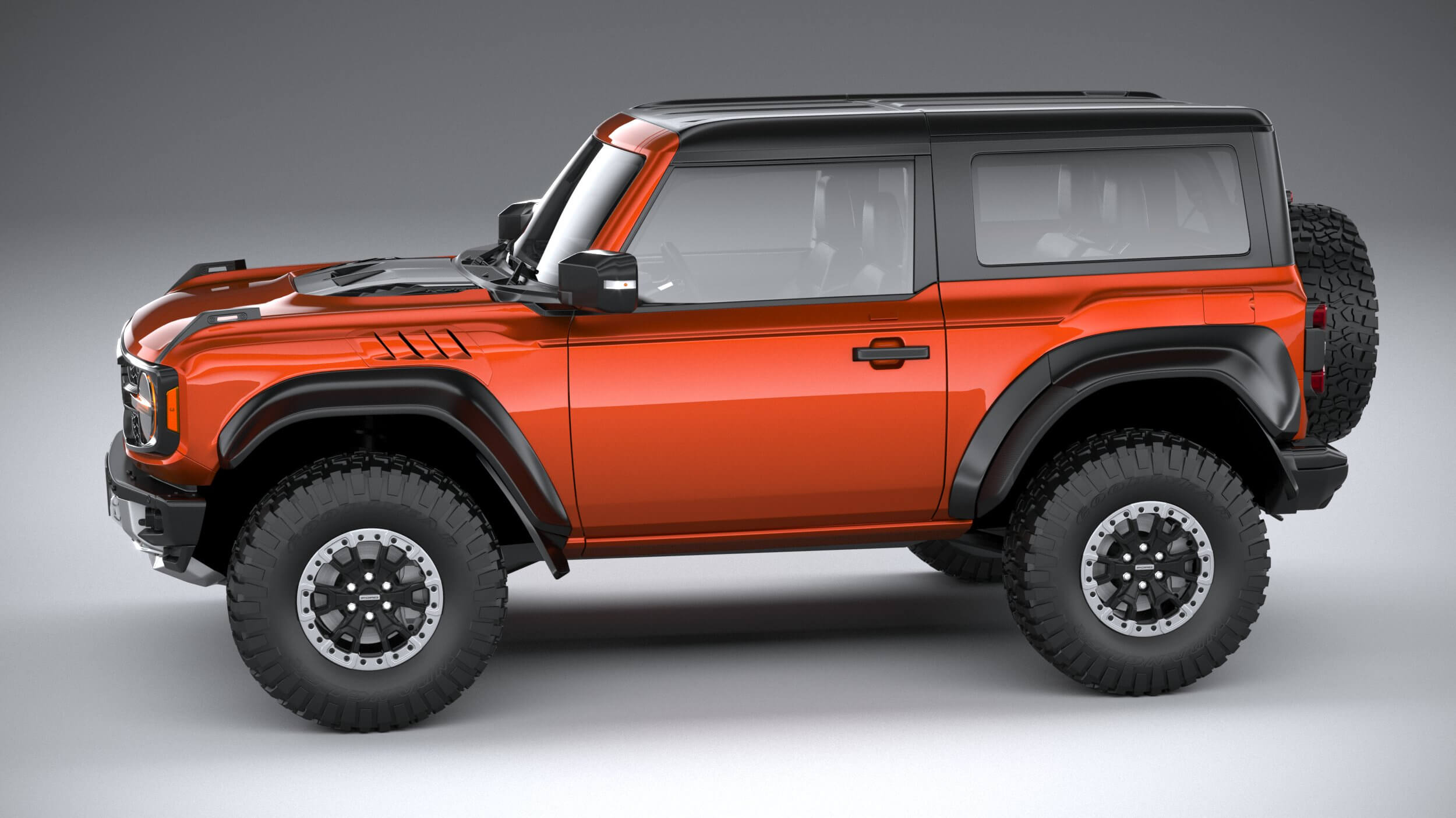 Ford Bronco Raptor 2-Door 2022 3D Model by SQUIR