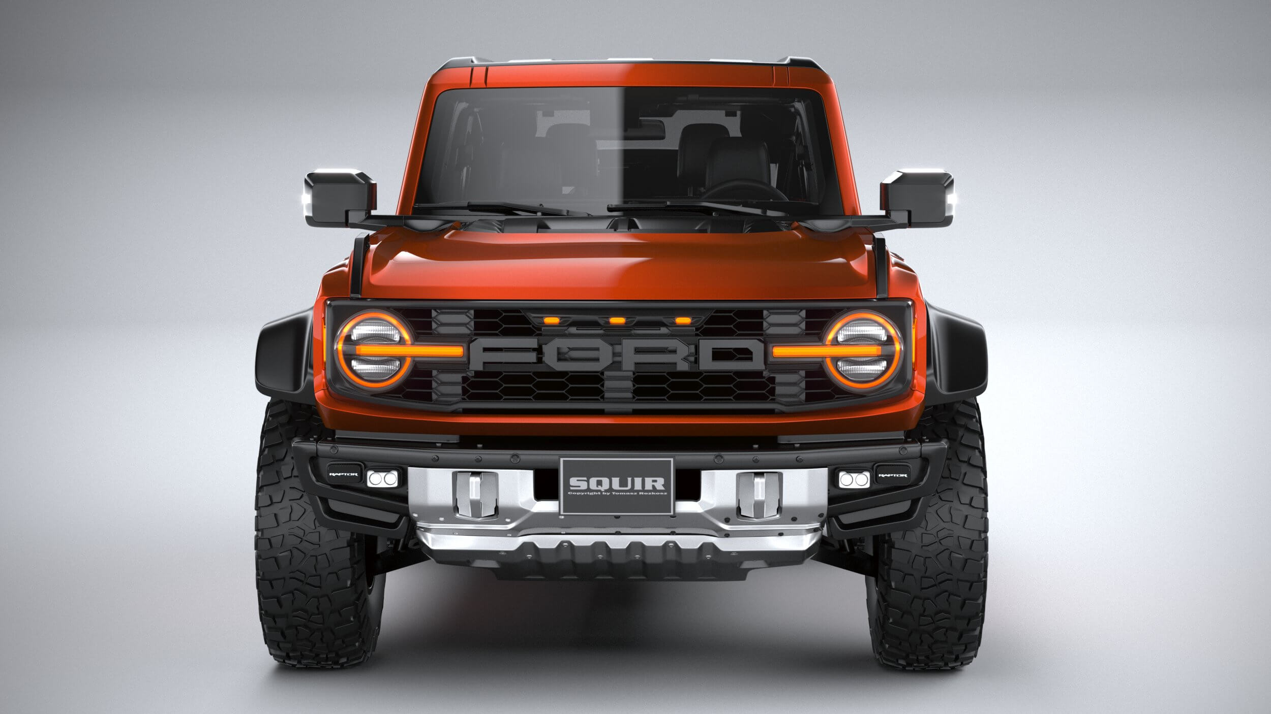 Ford Bronco Raptor 2-Door 2022 3D Model by SQUIR