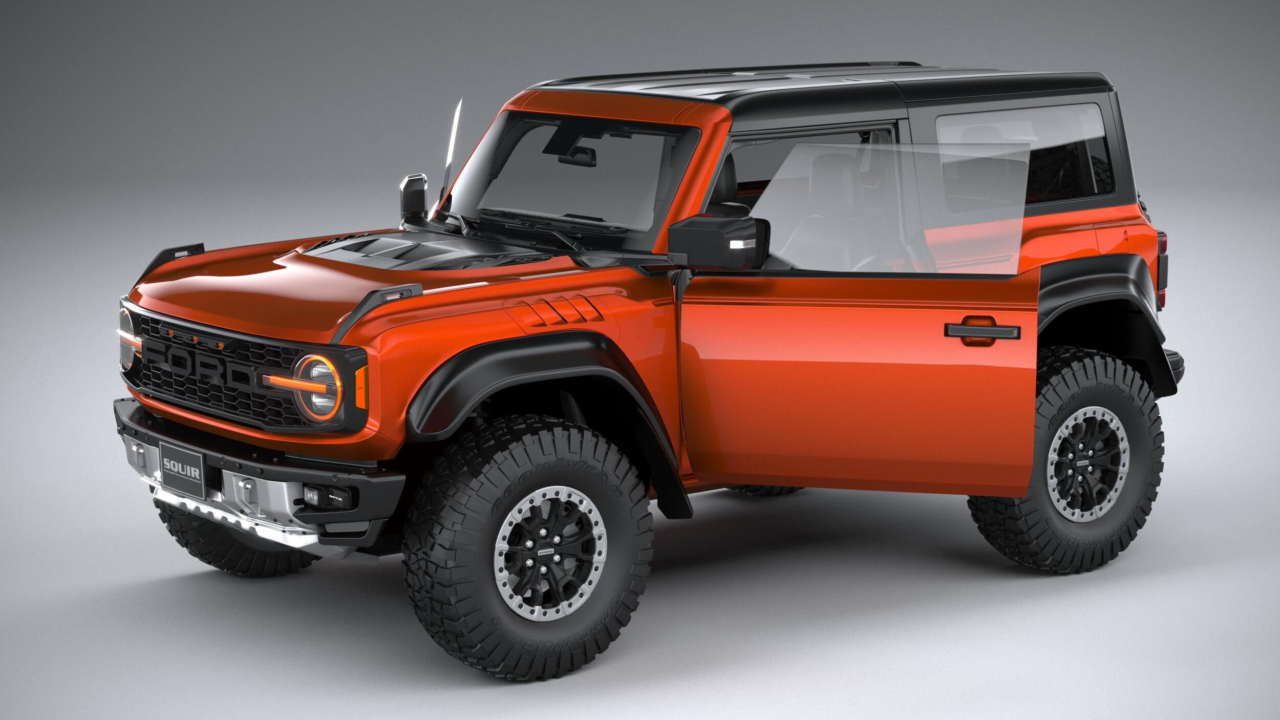 Ford Bronco Raptor 2-Door 2022 3D Model by SQUIR