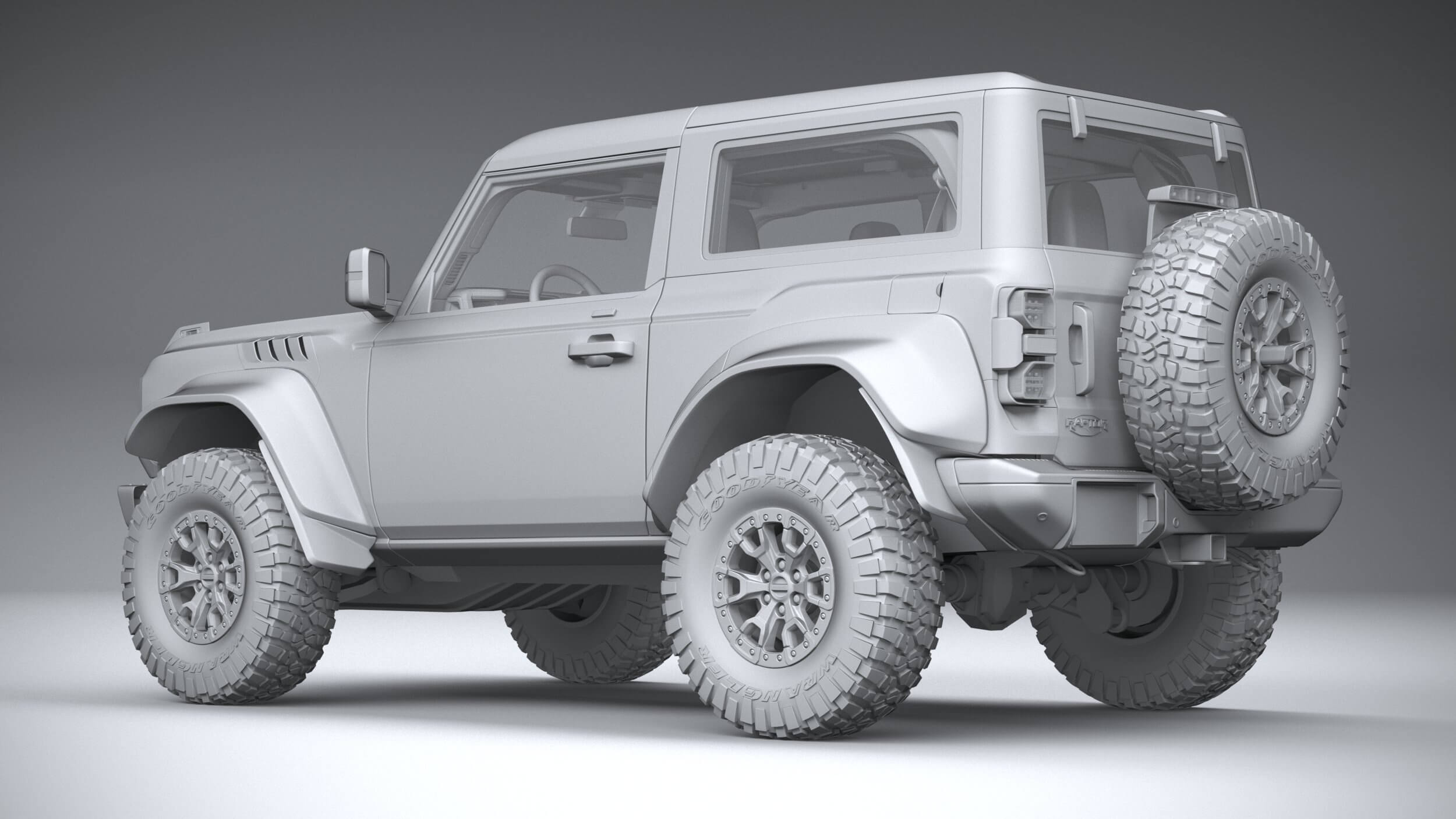 Ford Bronco Raptor 2-Door 2022 3D Model by SQUIR
