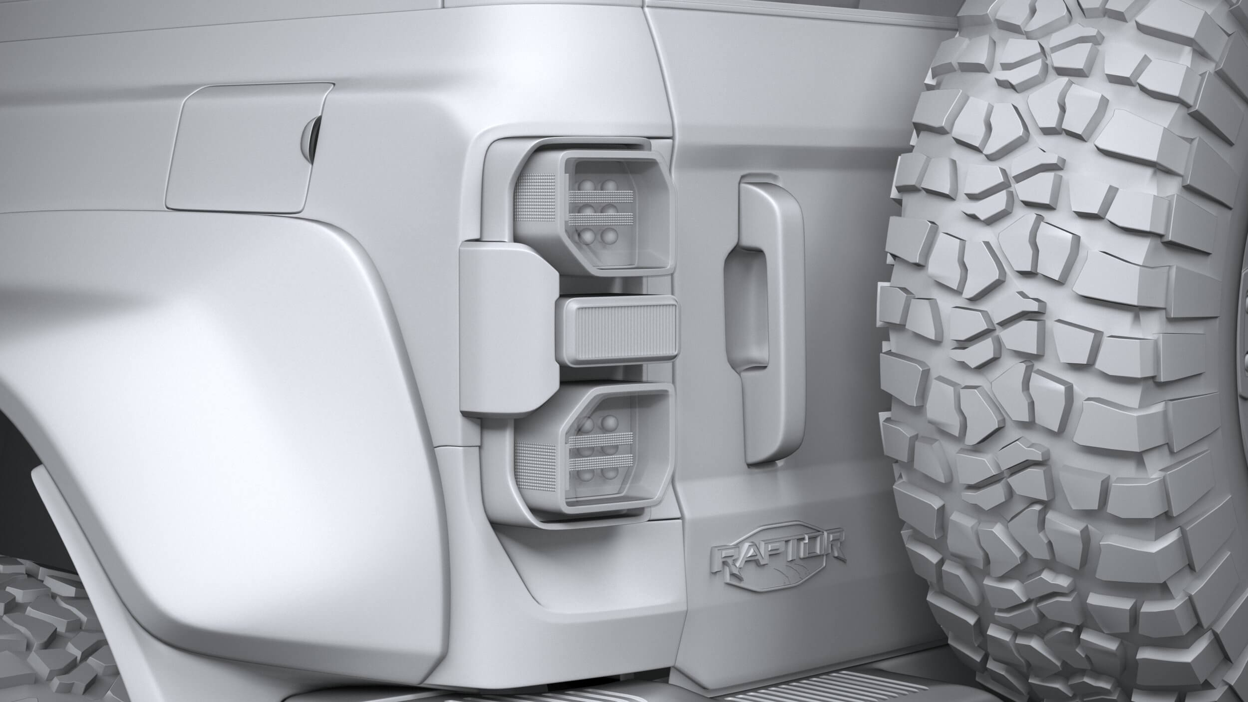 Ford Bronco Raptor 2-Door 2022 3D Model by SQUIR