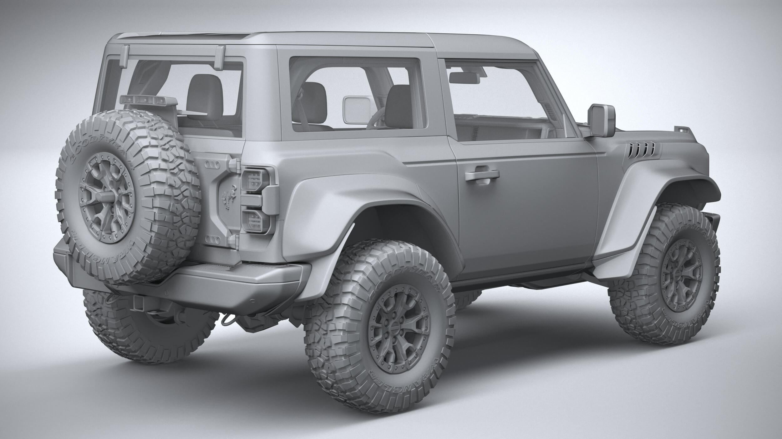 Ford Bronco Raptor 2-Door 2022 3D Model by SQUIR