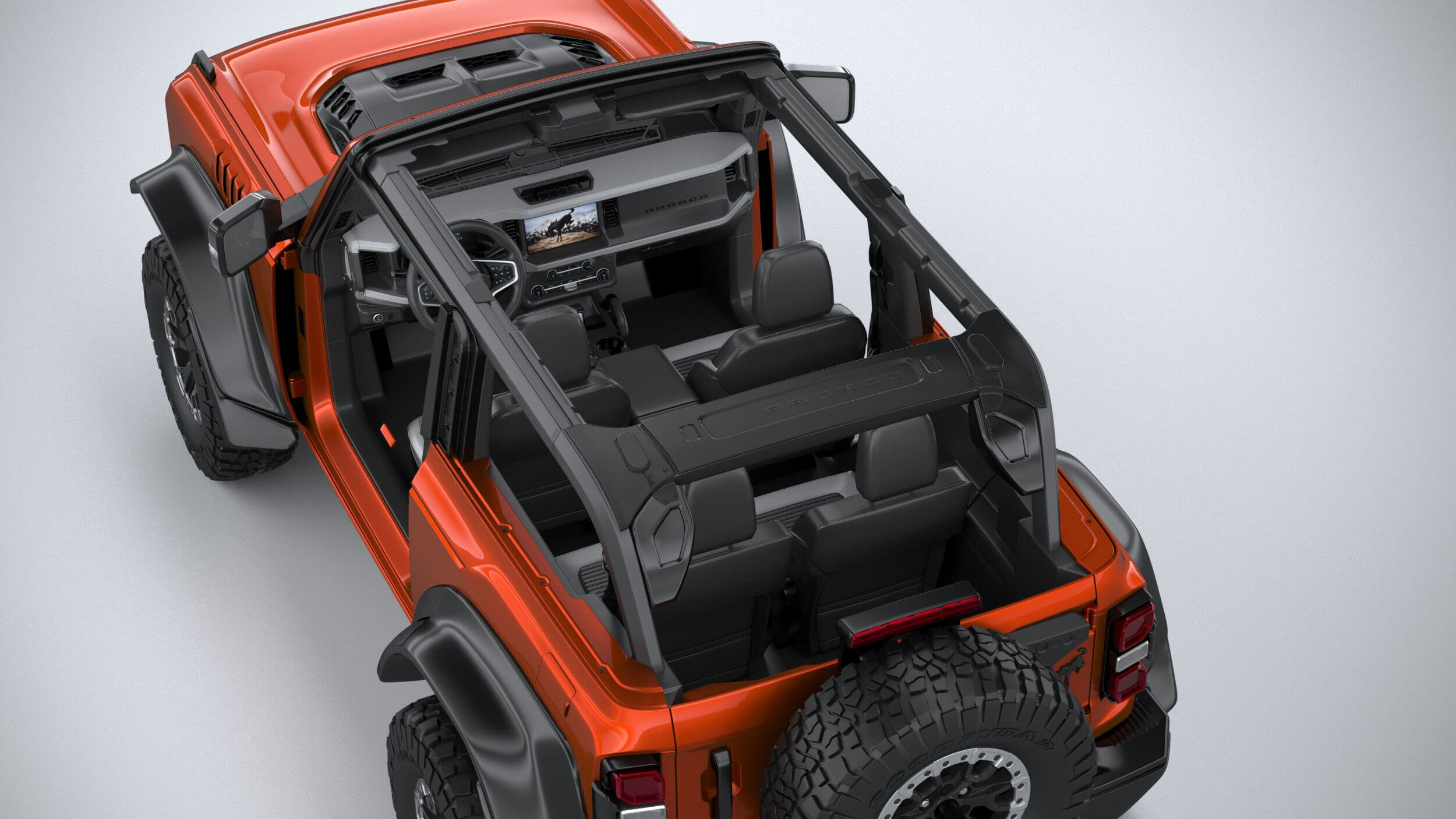 Ford Bronco Raptor 2-Door 2022 3D Model by SQUIR