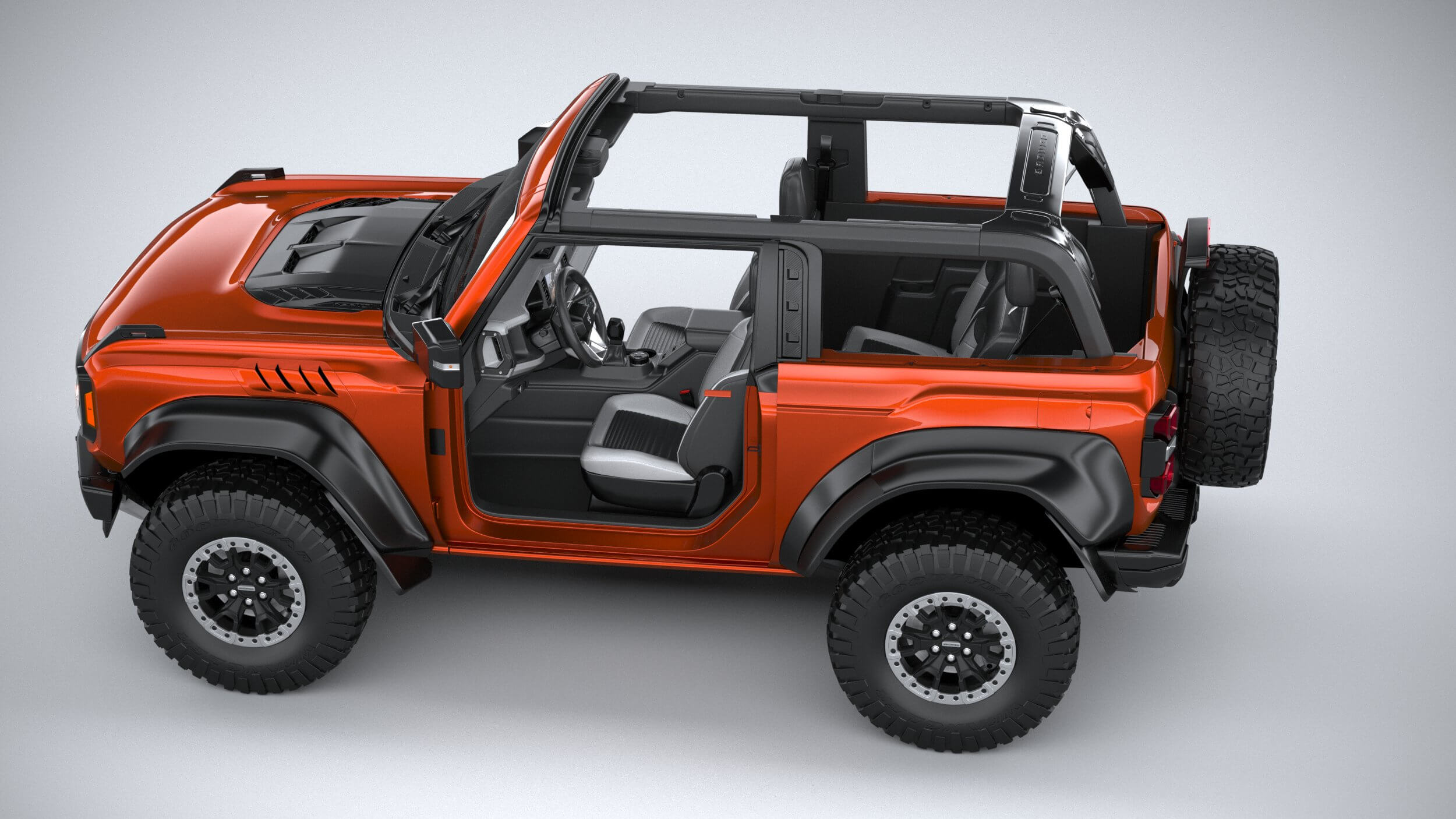 Ford Bronco Raptor 2-Door 2022 3D Model by SQUIR