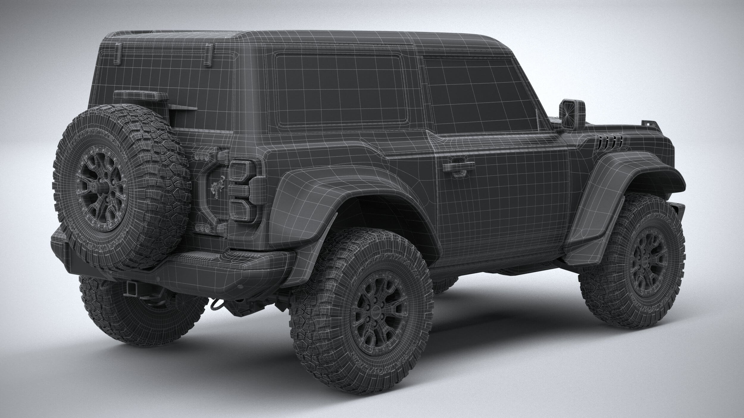 Ford Bronco Raptor 2-Door 2022 3D Model by SQUIR