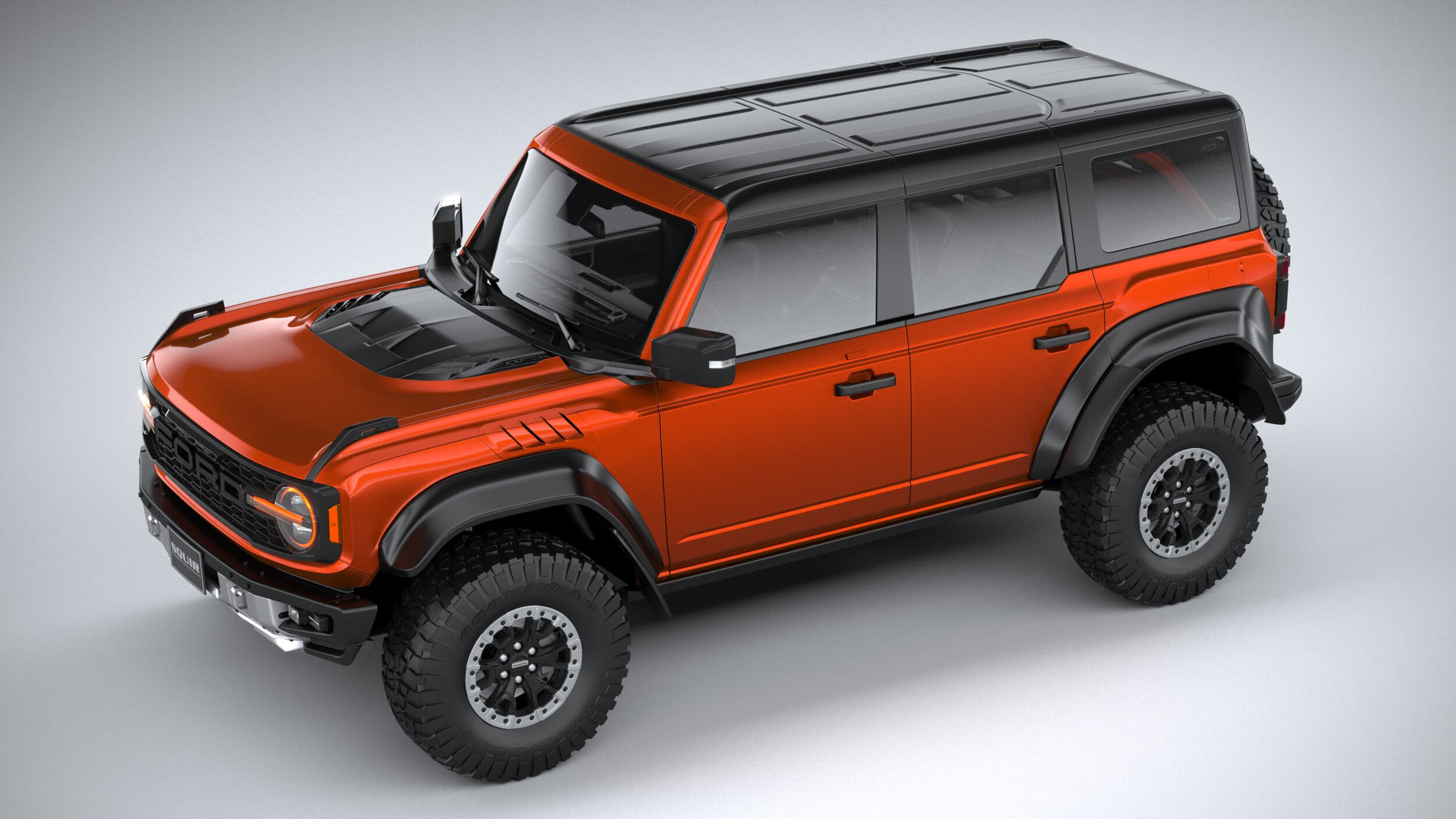 Ford Bronco Raptor 4-Door 2022 3D Model by SQUIR