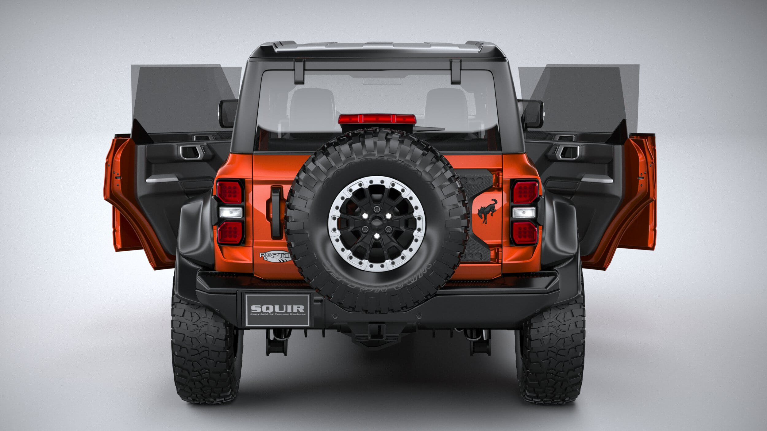 Ford Bronco Raptor 4-Door 2022 3D Model by SQUIR
