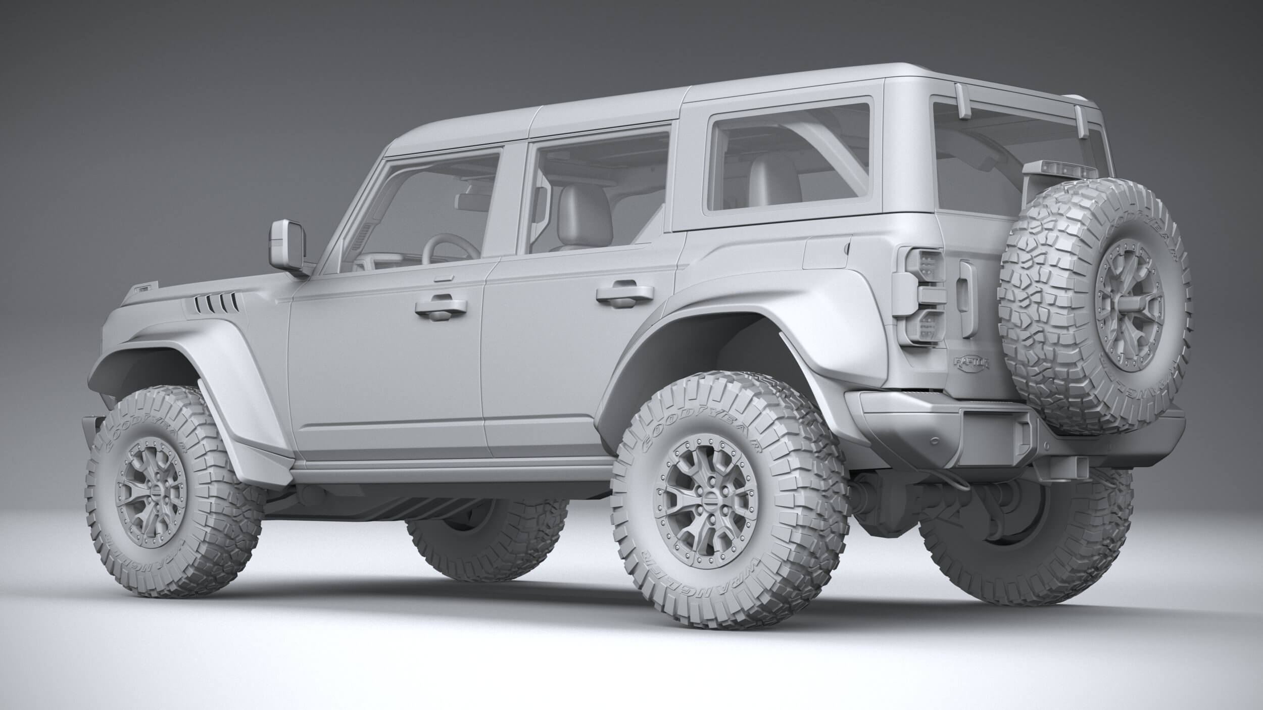 Ford Bronco Raptor 4-Door 2022 3D Model by SQUIR