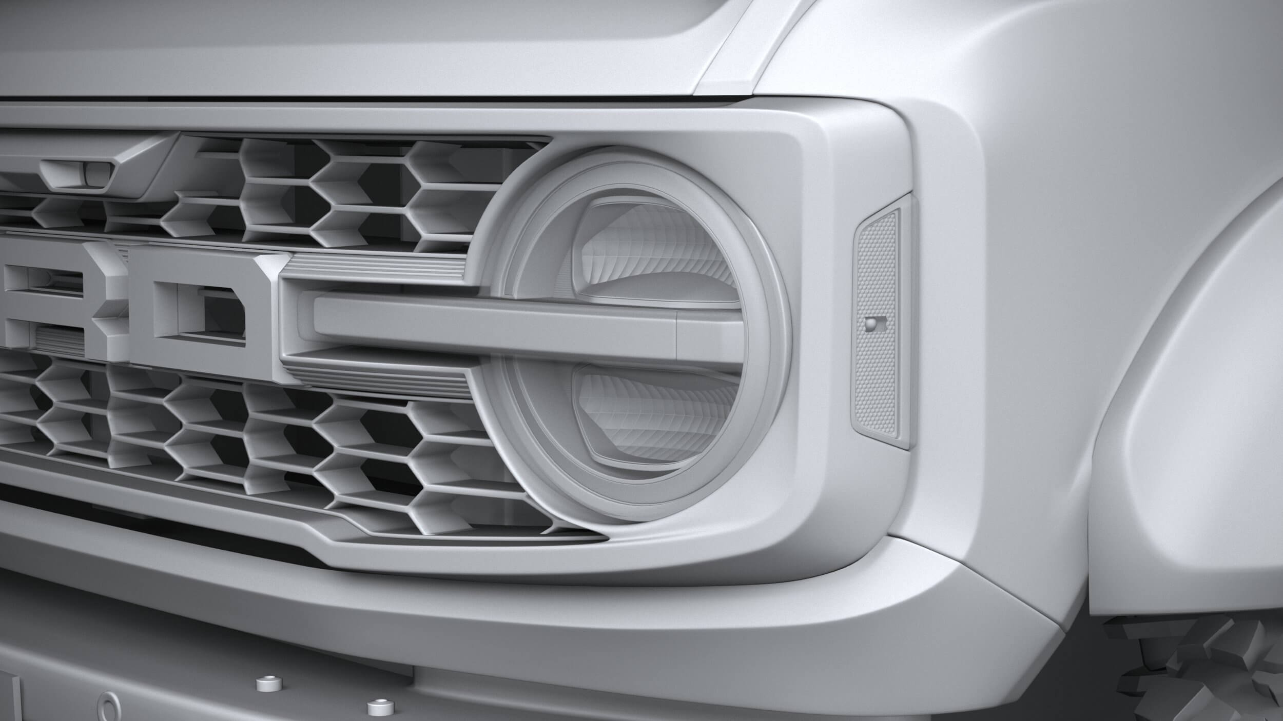 Ford Bronco Raptor 4-Door 2022 3D Model by SQUIR