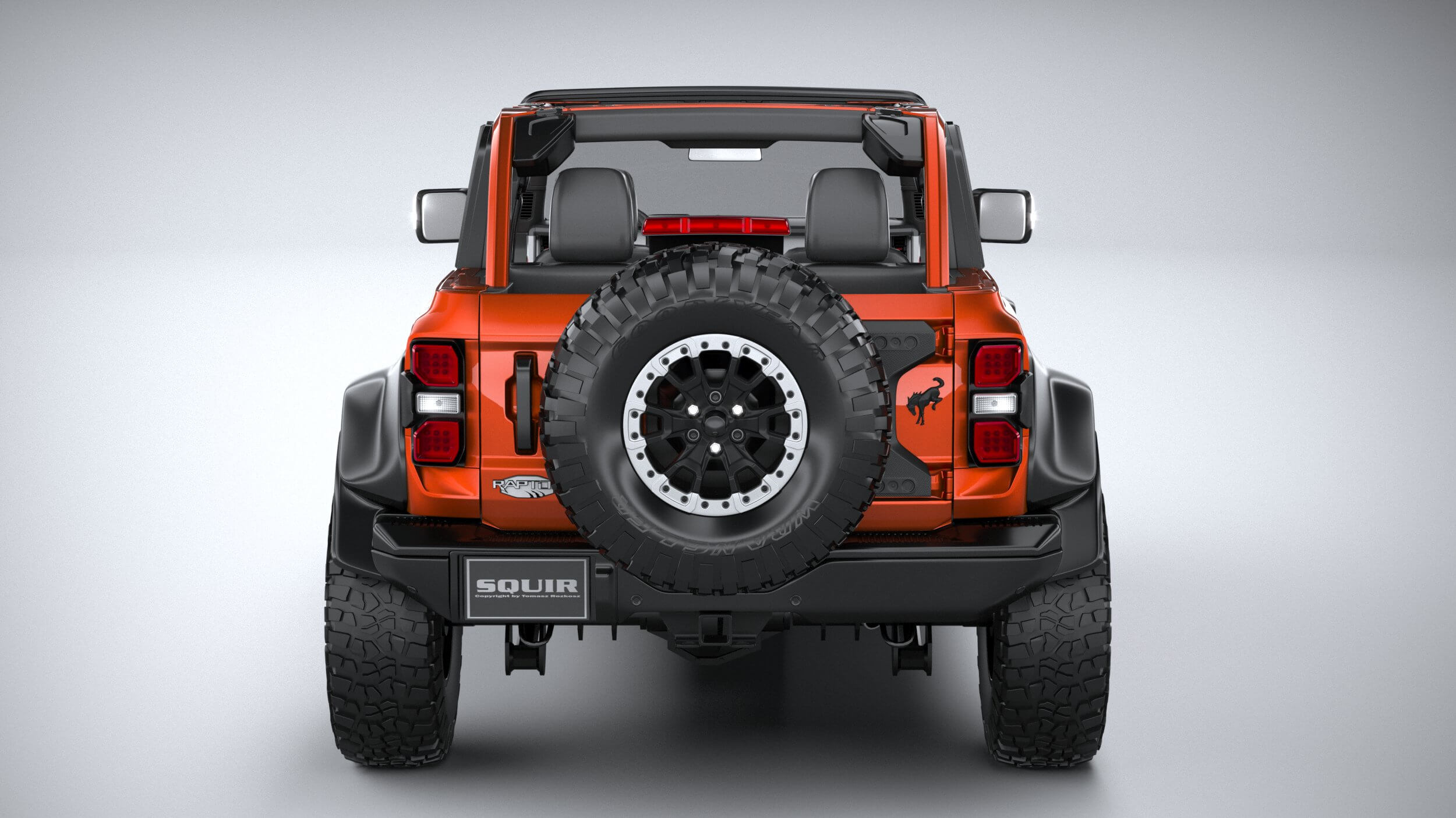 Ford Bronco Raptor 4-Door 2022 3D Model by SQUIR