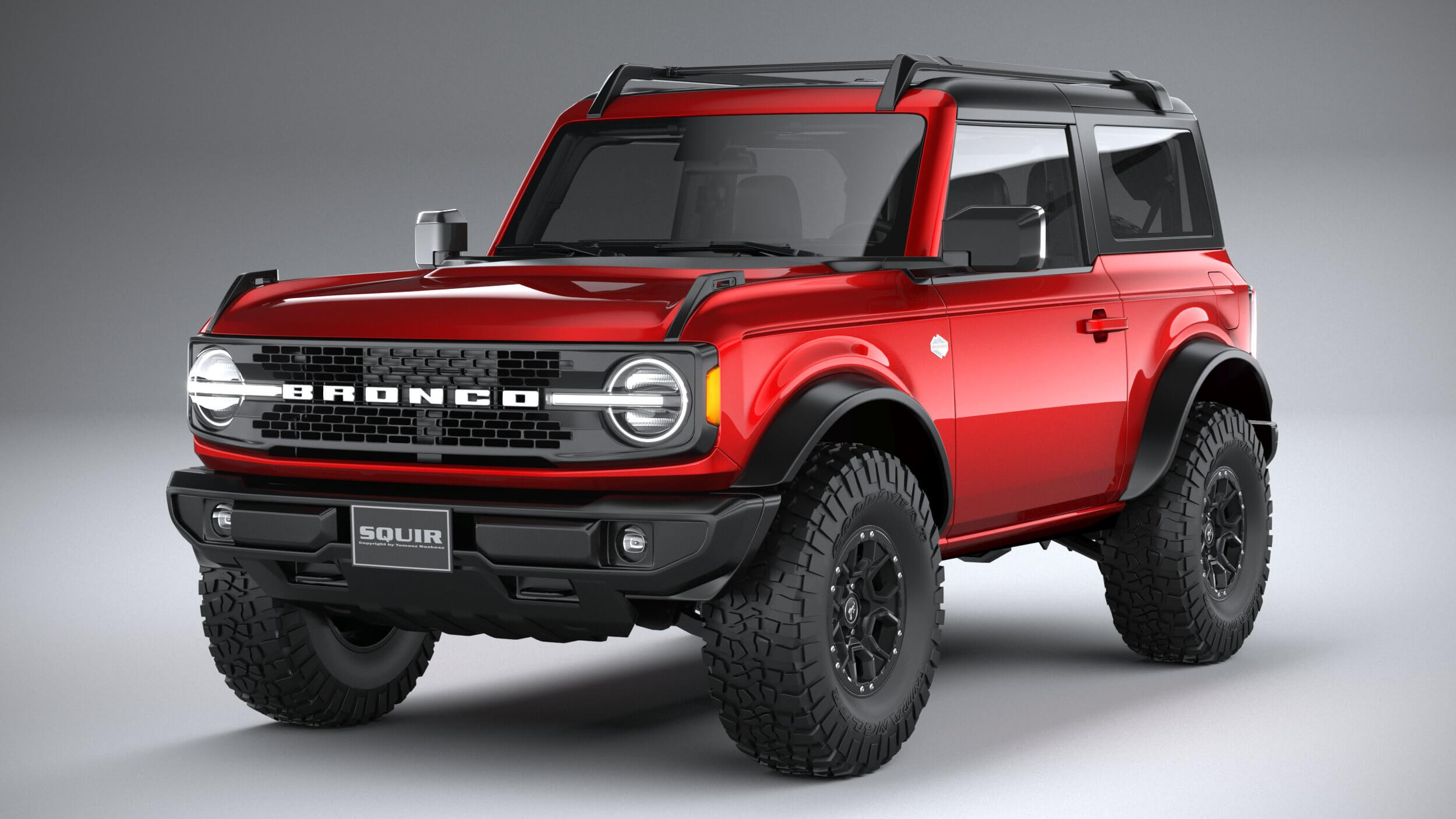 Ford Bronco Wildtrak 2-Door 2021 3D Model by SQUIR