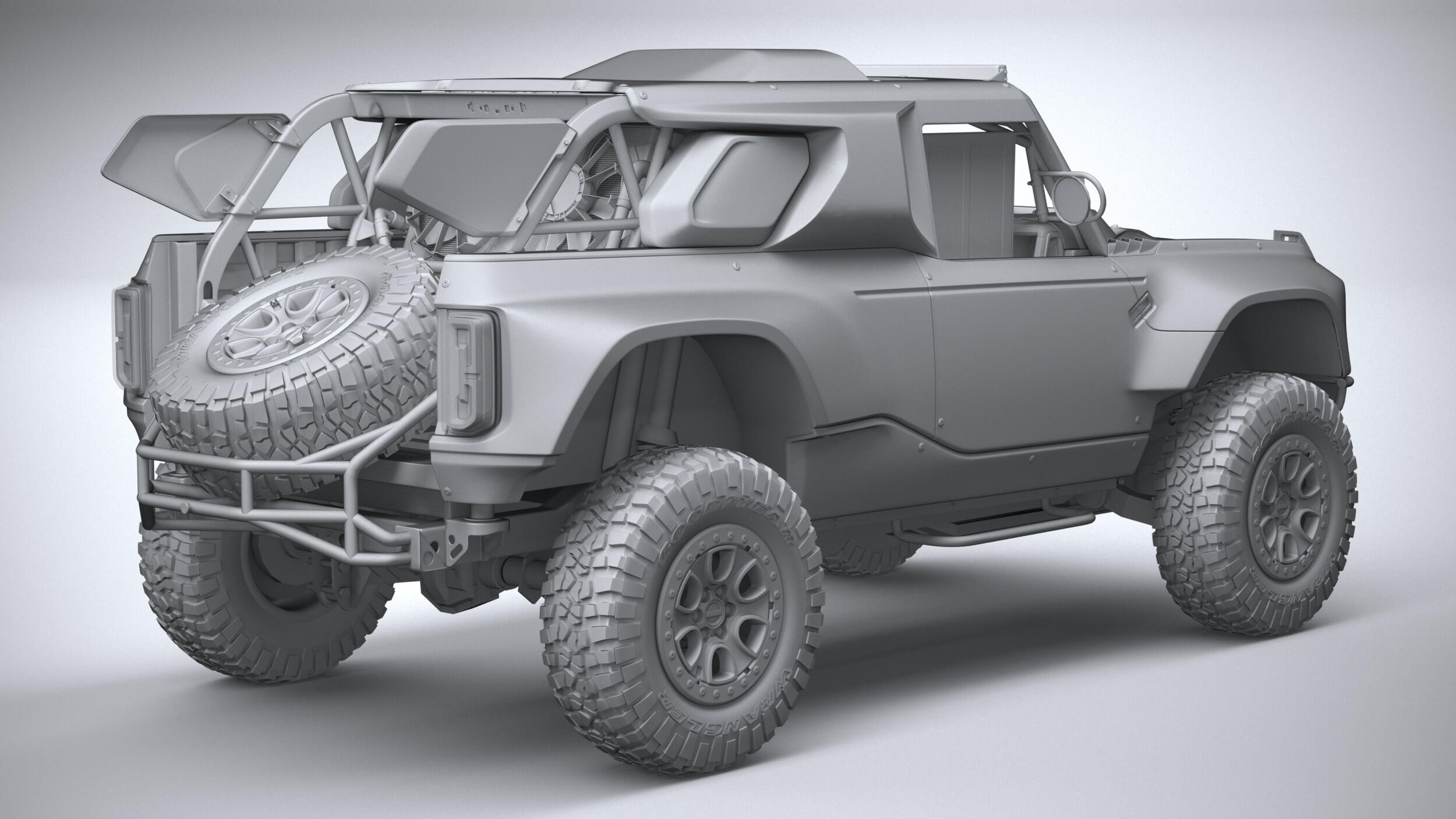 Ford Bronco Dr 2023 - 3D Model by SQUIR