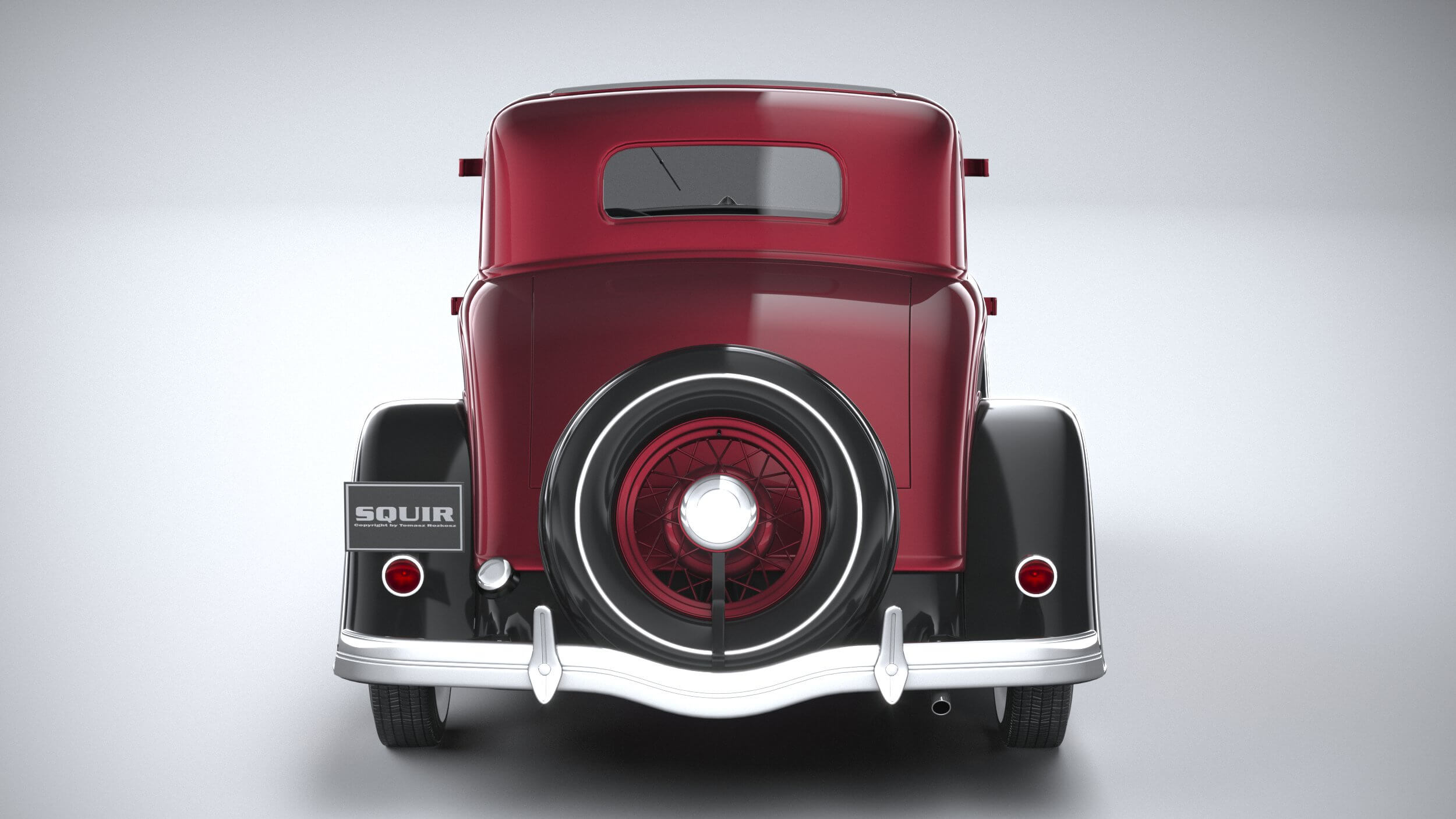 Ford Coupe 1934 5-Window 3D Model by SQUIR