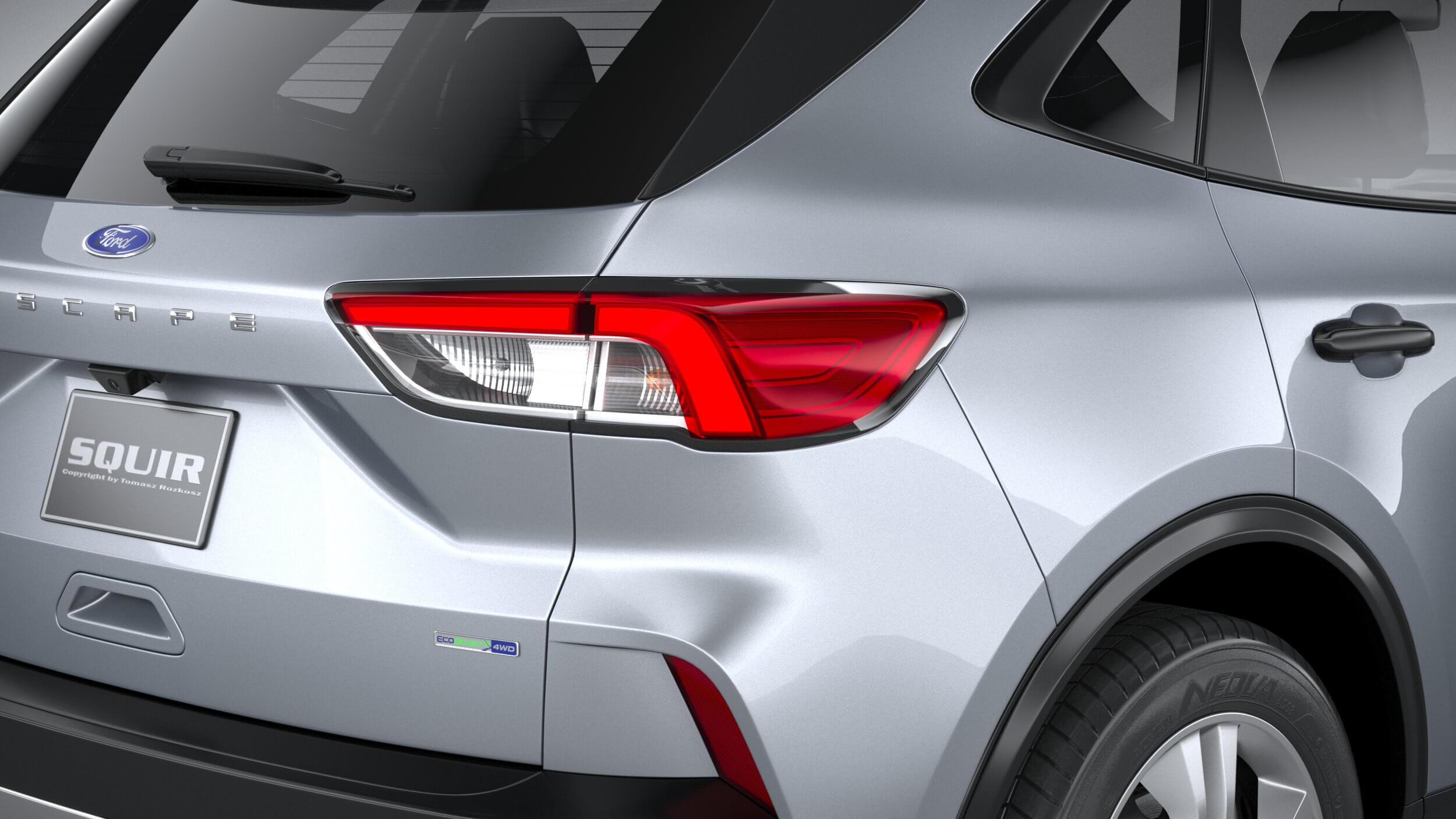 Ford Escape Base 2020 - 3D Model by SQUIR