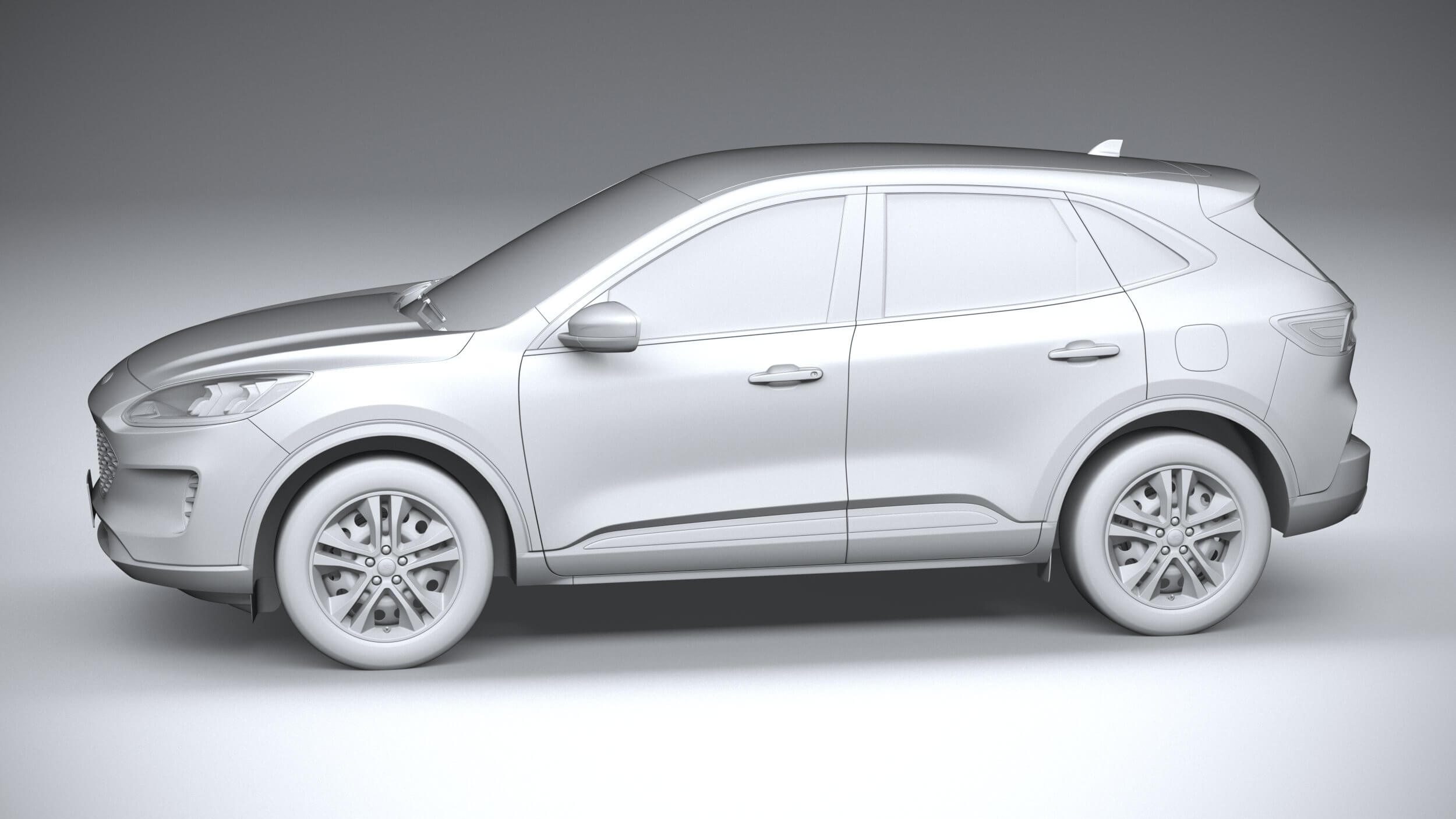 Ford Escape Base 2020 - 3D Model by SQUIR