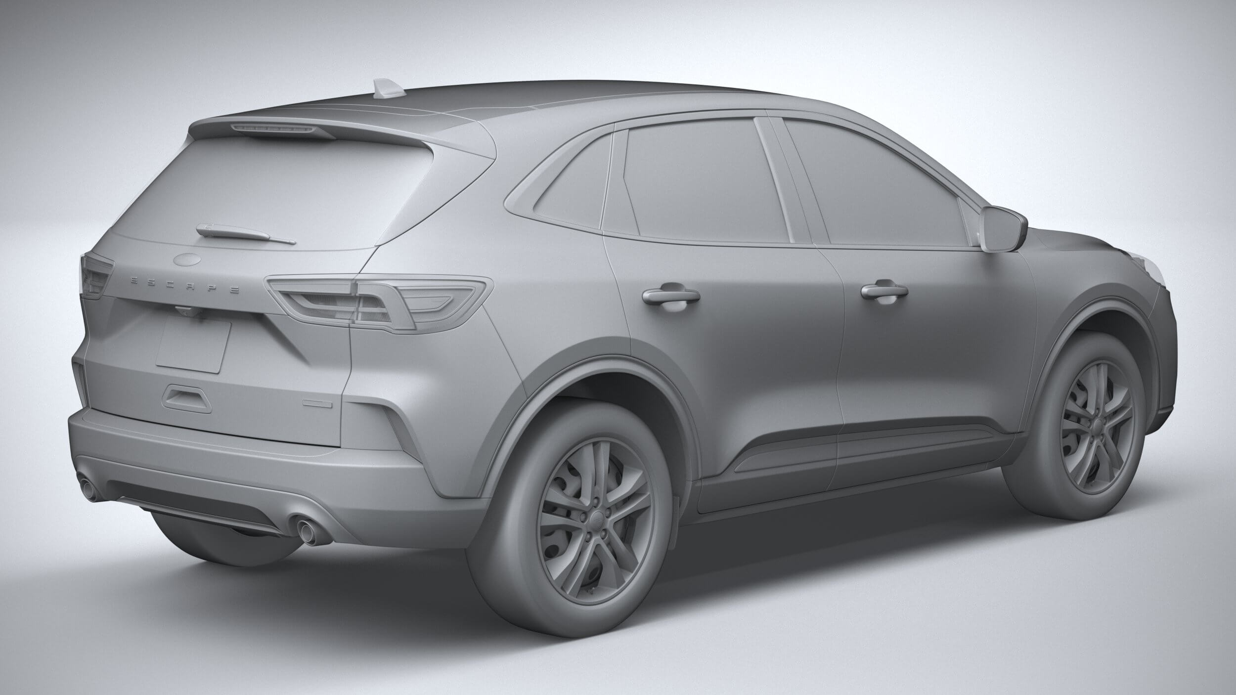 Ford Escape Base 2020 - 3D Model by SQUIR