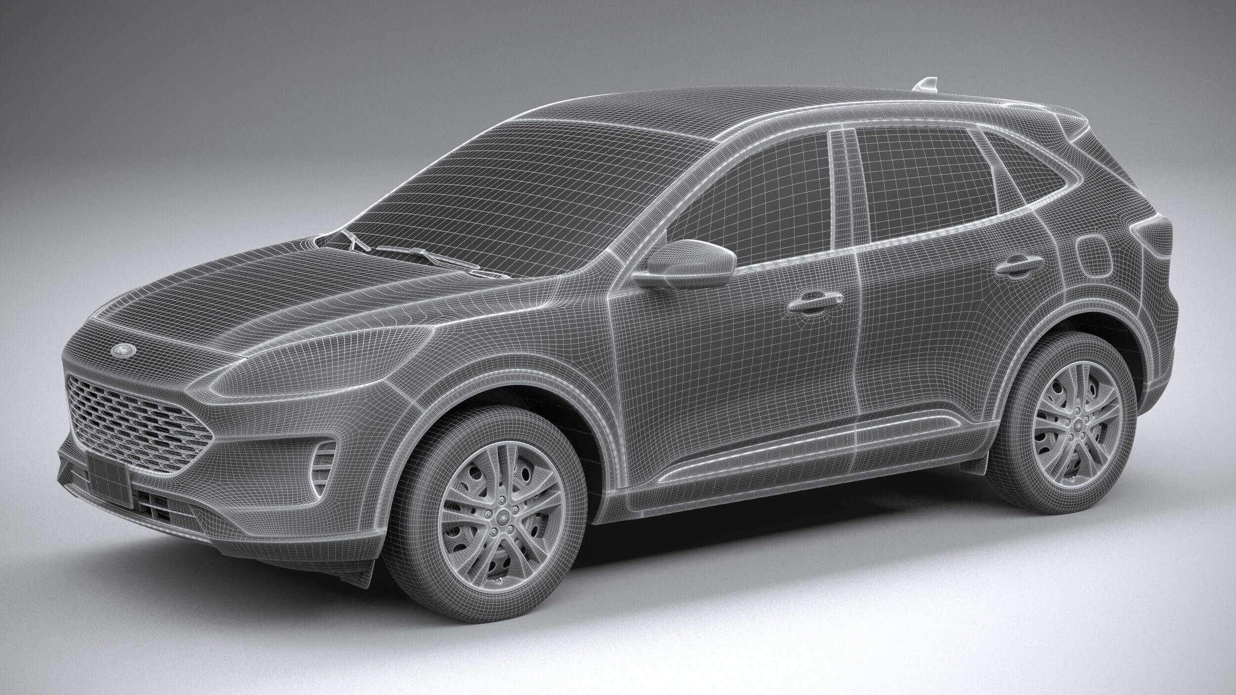 Ford Escape Base 2020 - 3D Model by SQUIR