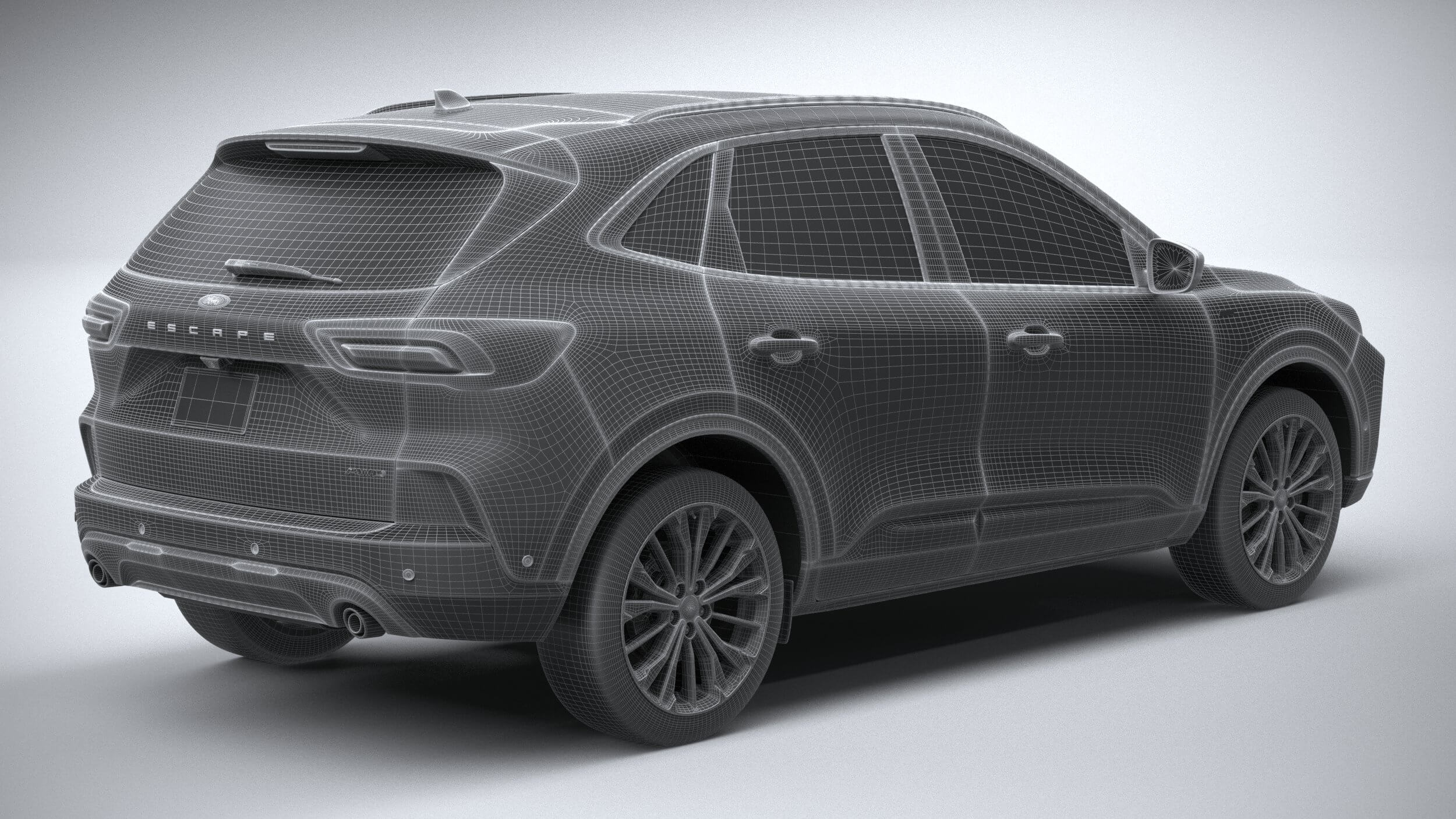 Ford Escape St-Line 2023 3D Model by SQUIR