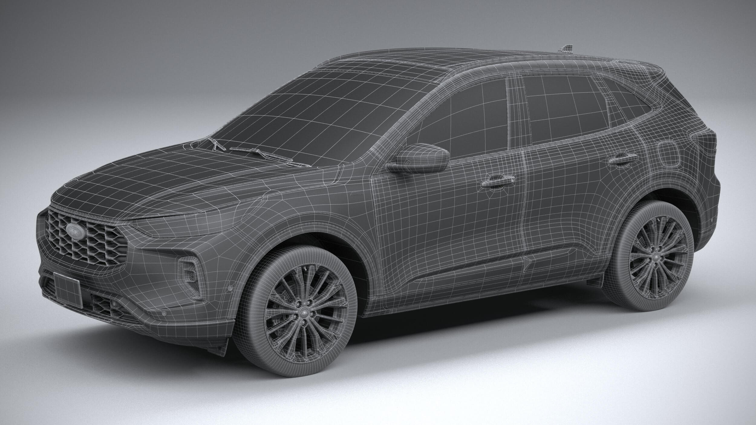 Ford Escape St-Line 2023 3D Model by SQUIR
