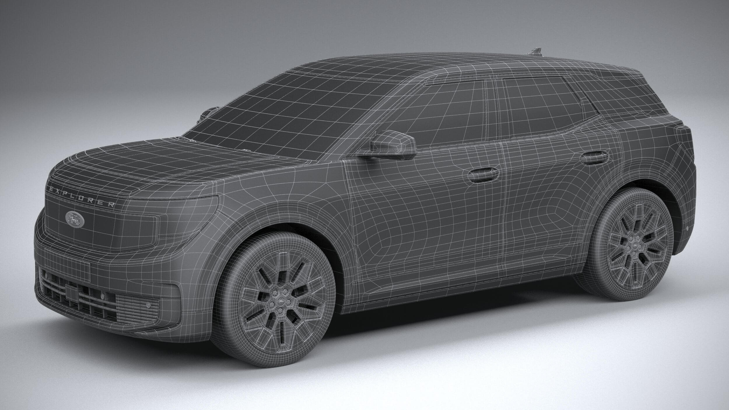 Ford Explorer 2024 - 3D Model by SQUIR