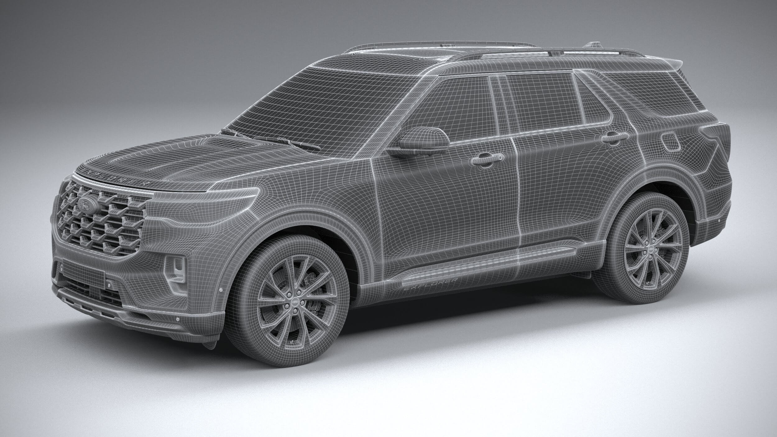 Ford Explorer 2025 - 3D Model by SQUIR