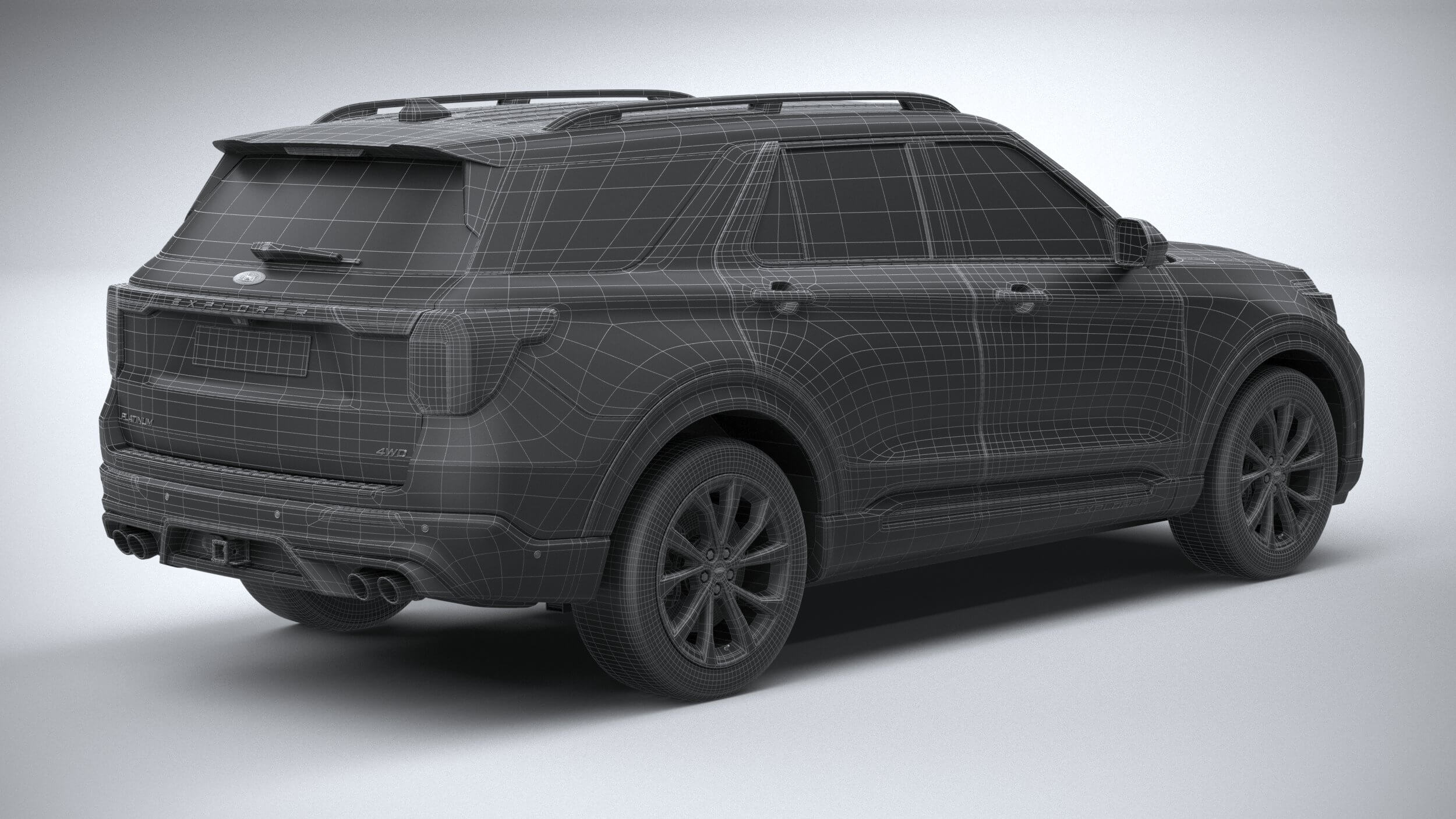 Ford Explorer 2025 - 3D Model by SQUIR